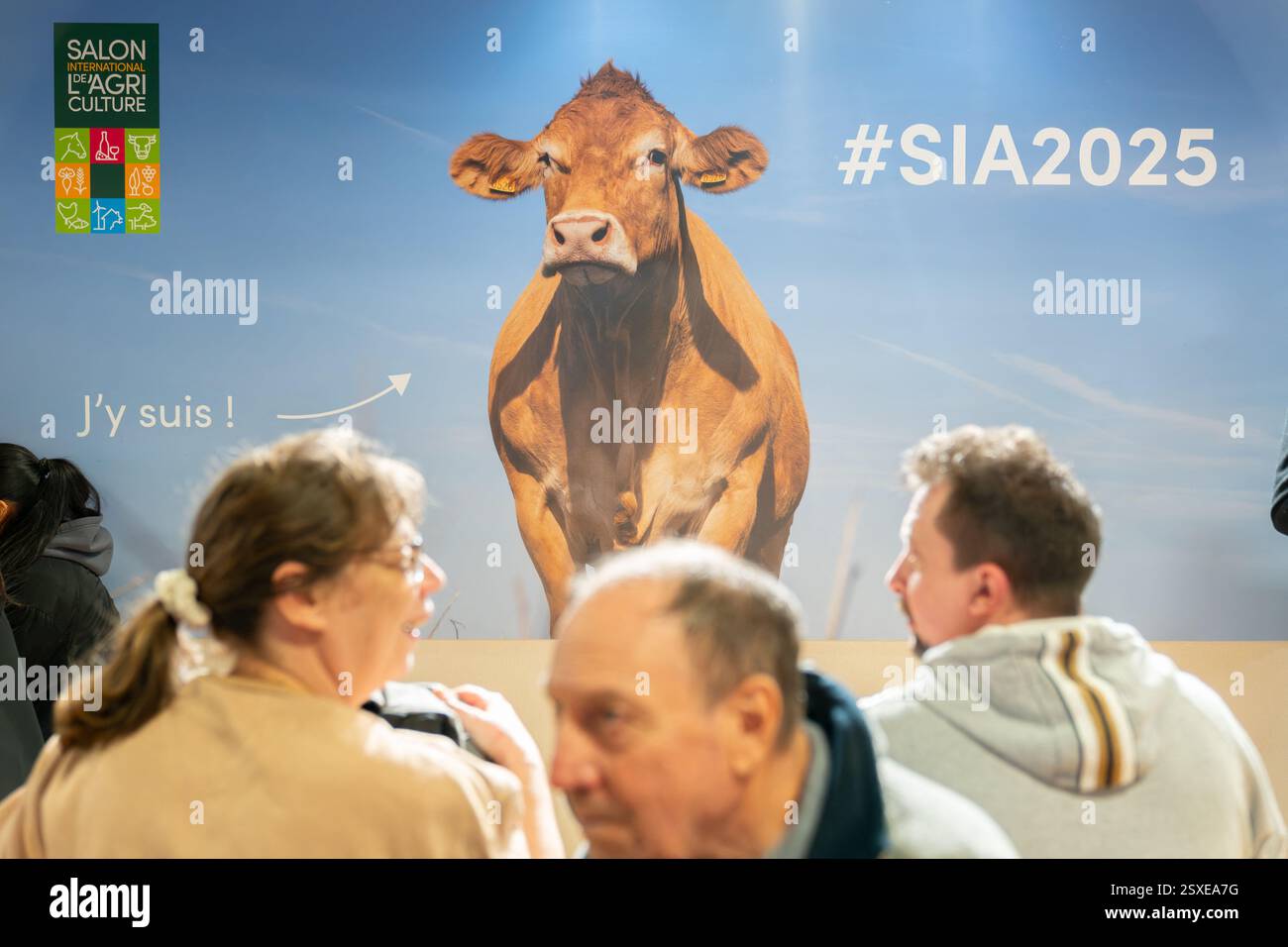 Paris, France. 23rd Feb, 2025. SIA 2025 poster during 61st ...