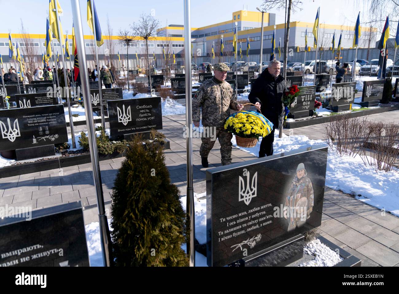 Bucha, Kyiv Region, Ukraine. 24th Feb, 2025. On the 3rd year ...