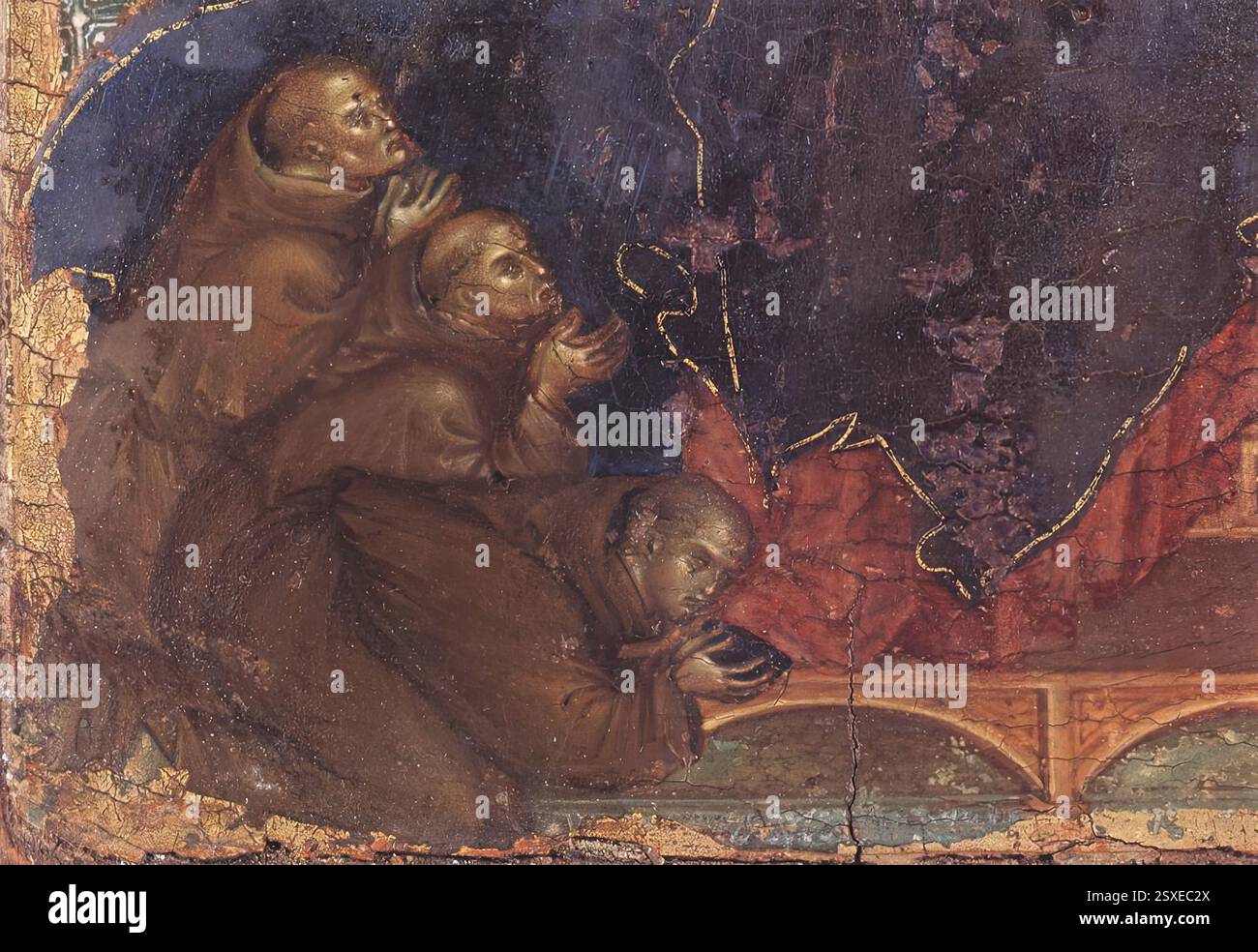 DUCCIO di Buoninsegna (b. ca. 1255, Siena, d. 1319, Siena) Madonna of the Franciscans (detail) c ...