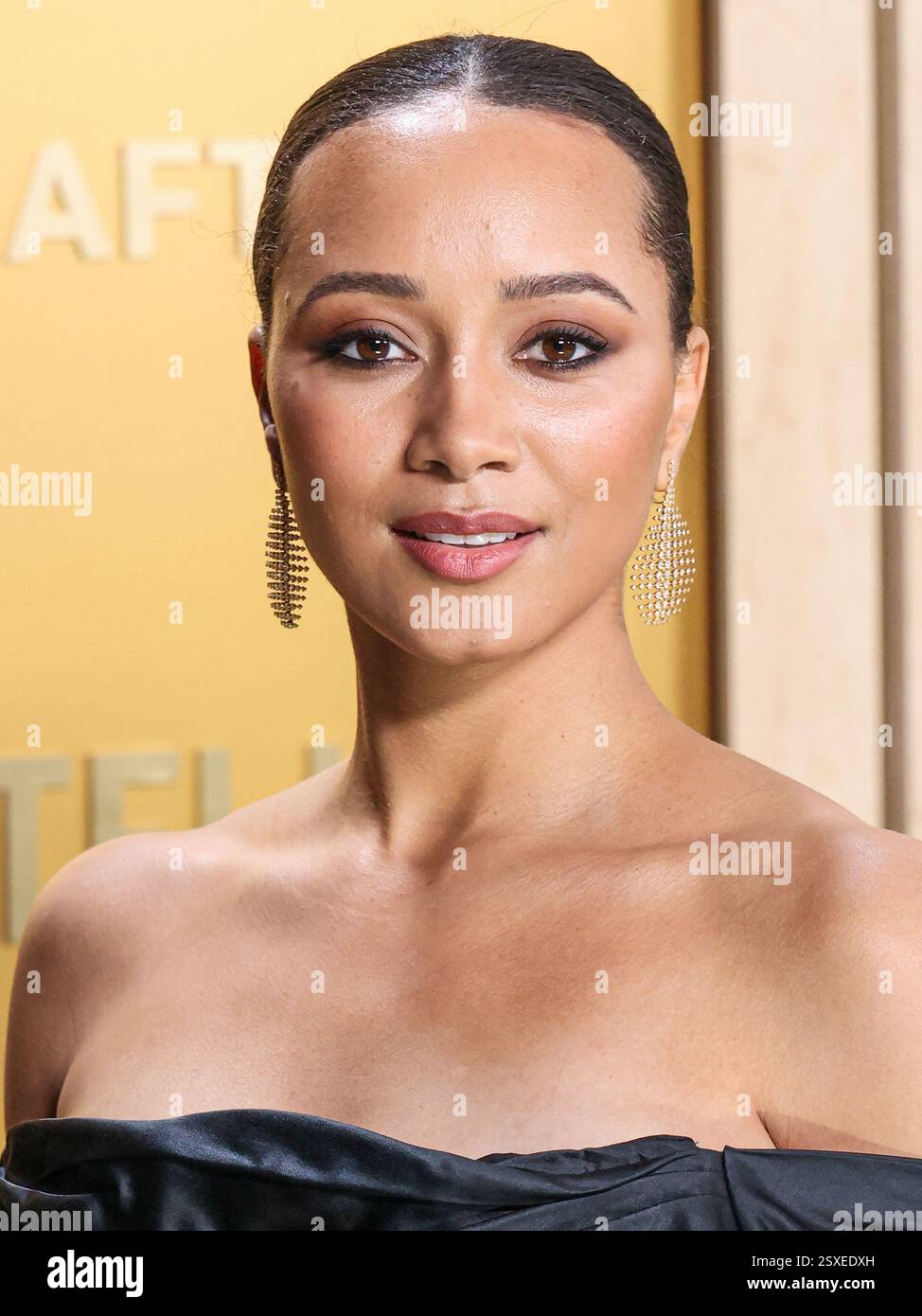 LOS ANGELES, CALIFORNIA, USA - FEBRUARY 23: Emma Naomi arrives at the ...
