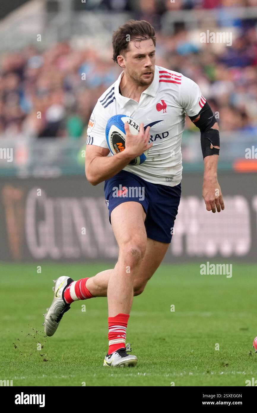 Pierre-Louis Barassi of France during the Six Nations rugby match ...