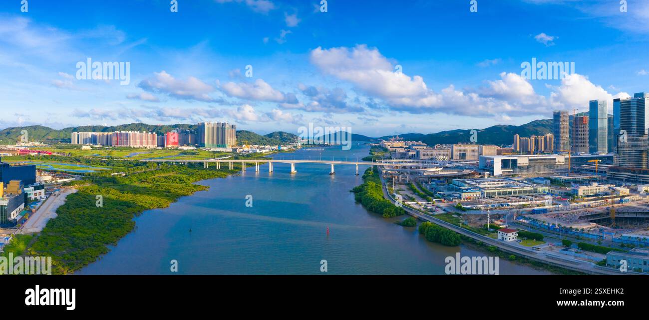 Lotus Bridge linking Zhuhai and Macau, China Stock Photo - Alamy