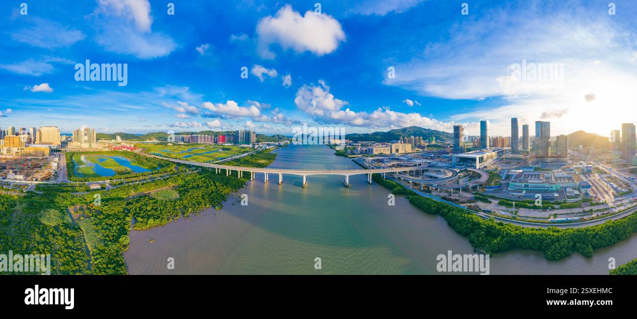 Lotus Bridge linking Zhuhai and Macau, China Stock Photo - Alamy