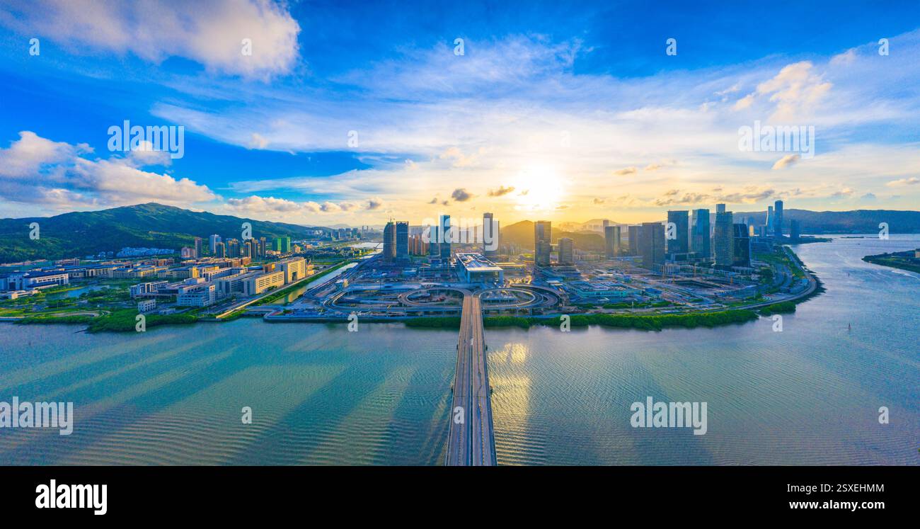 Lotus Bridge linking Zhuhai and Macau, China Stock Photo - Alamy