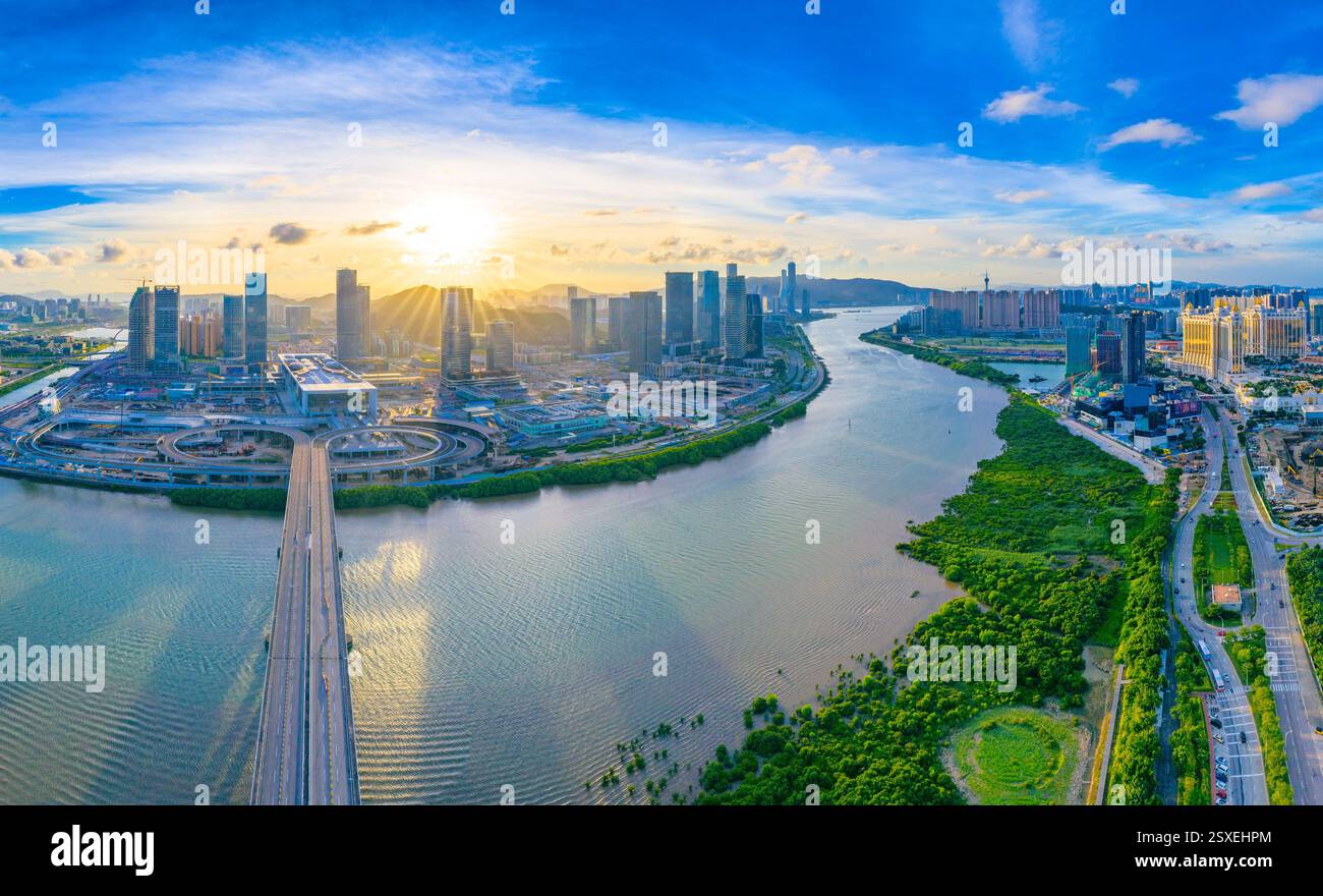 Lotus Bridge linking Zhuhai and Macau, China Stock Photo - Alamy