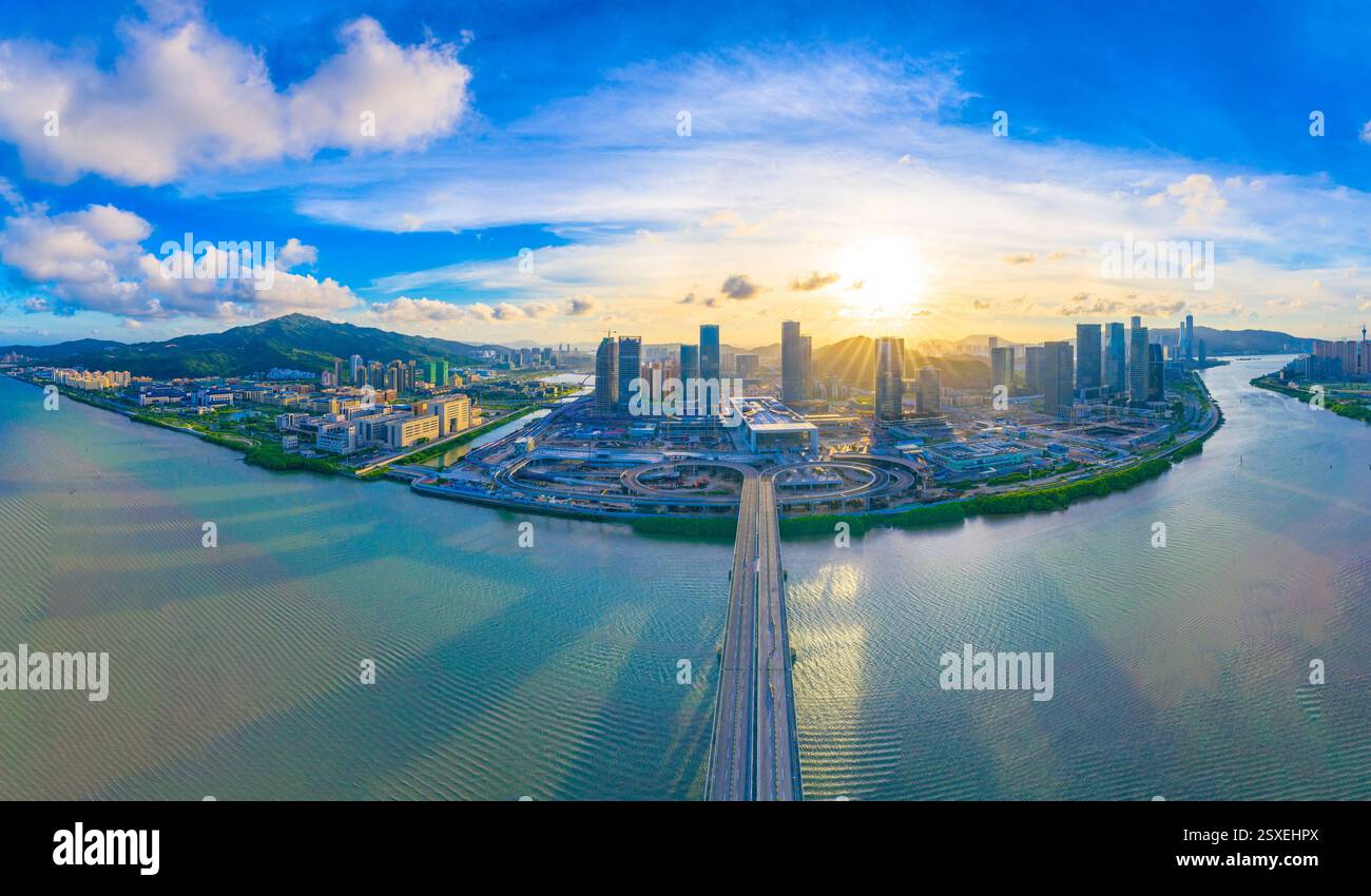 Lotus Bridge linking Zhuhai and Macau, China Stock Photo - Alamy