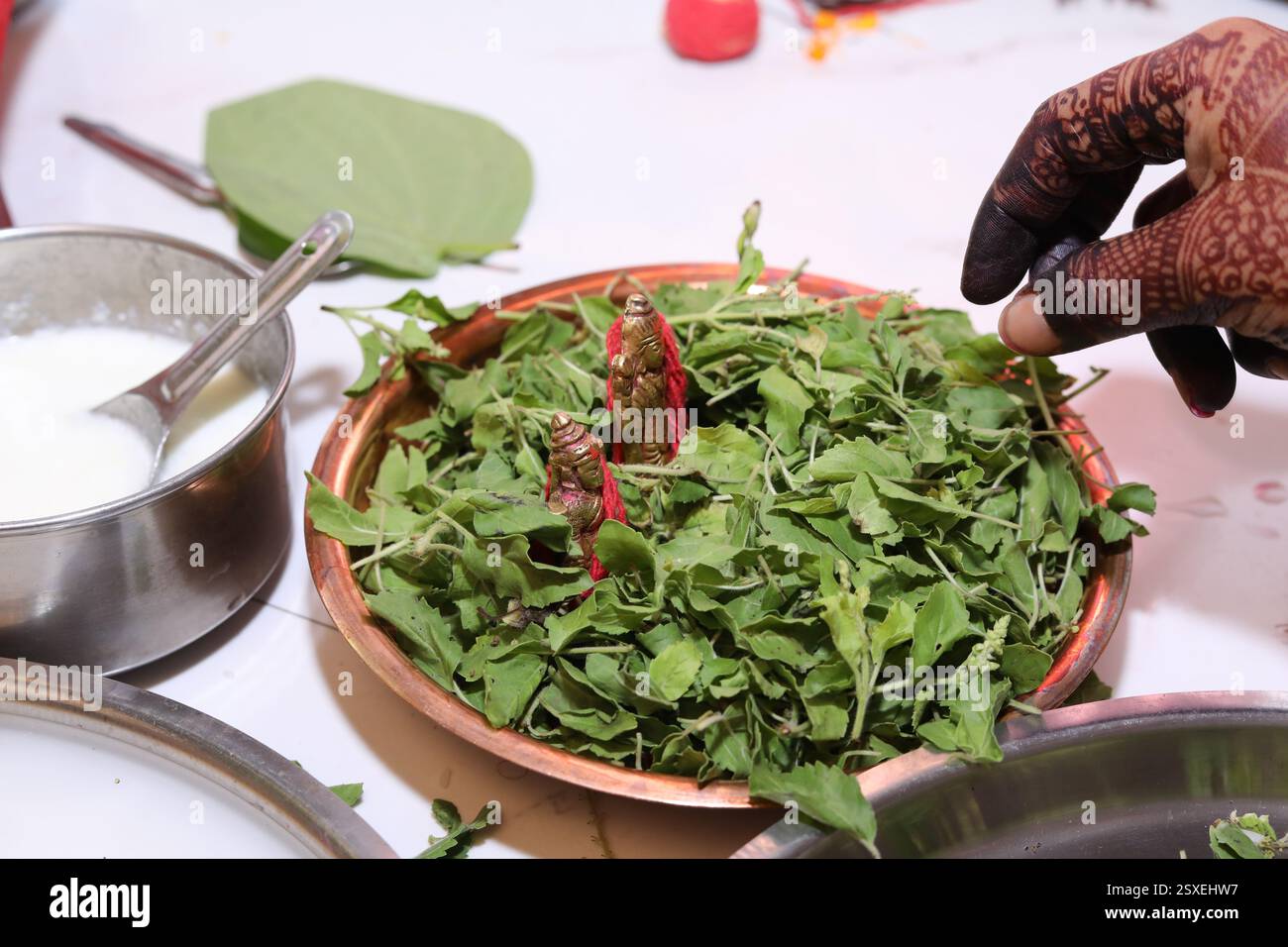Indian Hindu Traditional Pooja Its Call Satya Narayan Pooja Photography ...