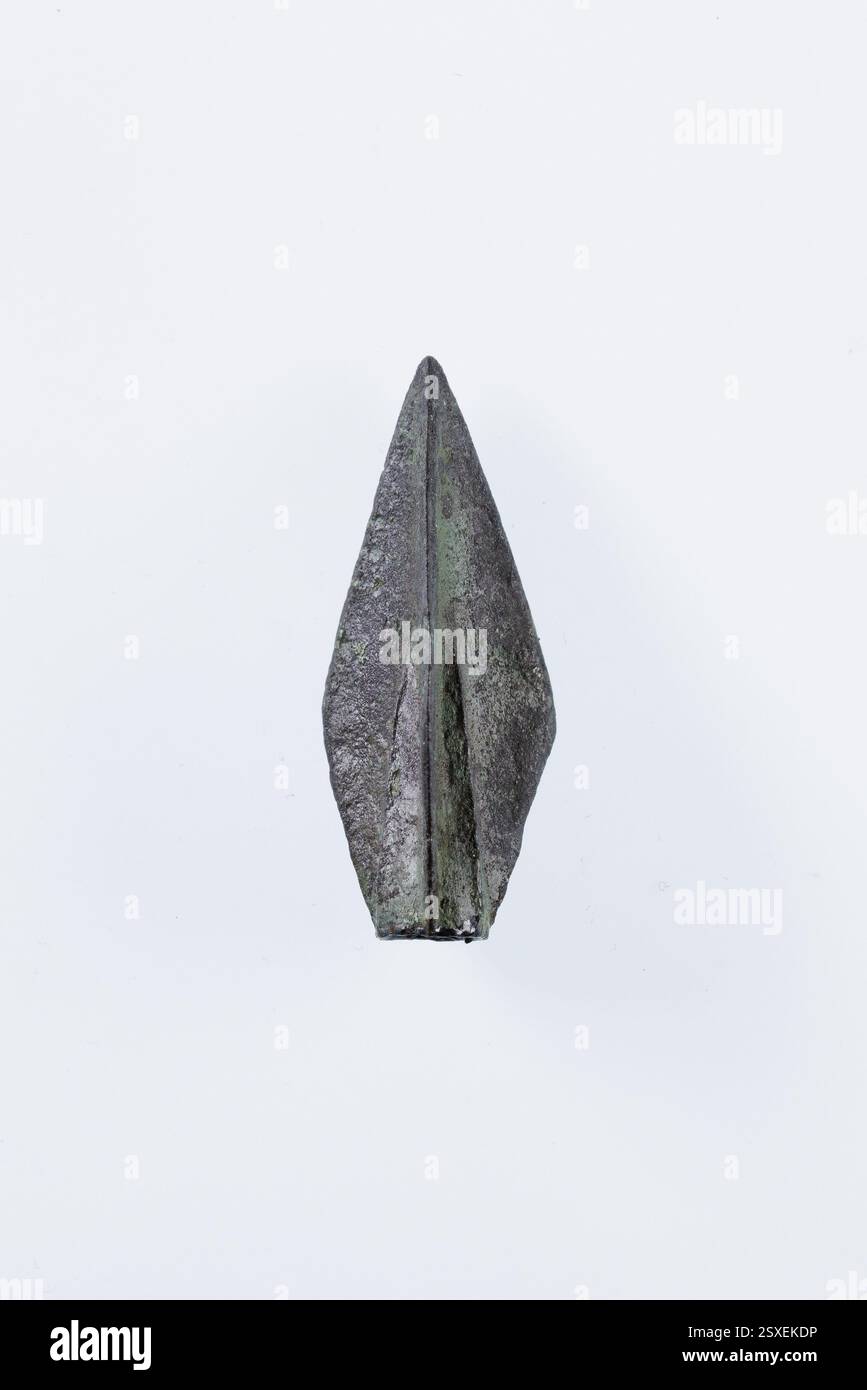 A bronze or copper alloy arrow point from Ancient Egypt's Late Period ...