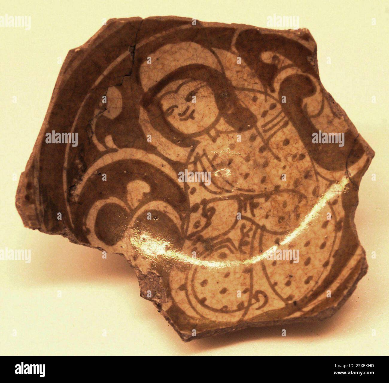 This 13th-century fragment of a bowl showcases intricate craftsmanship ...