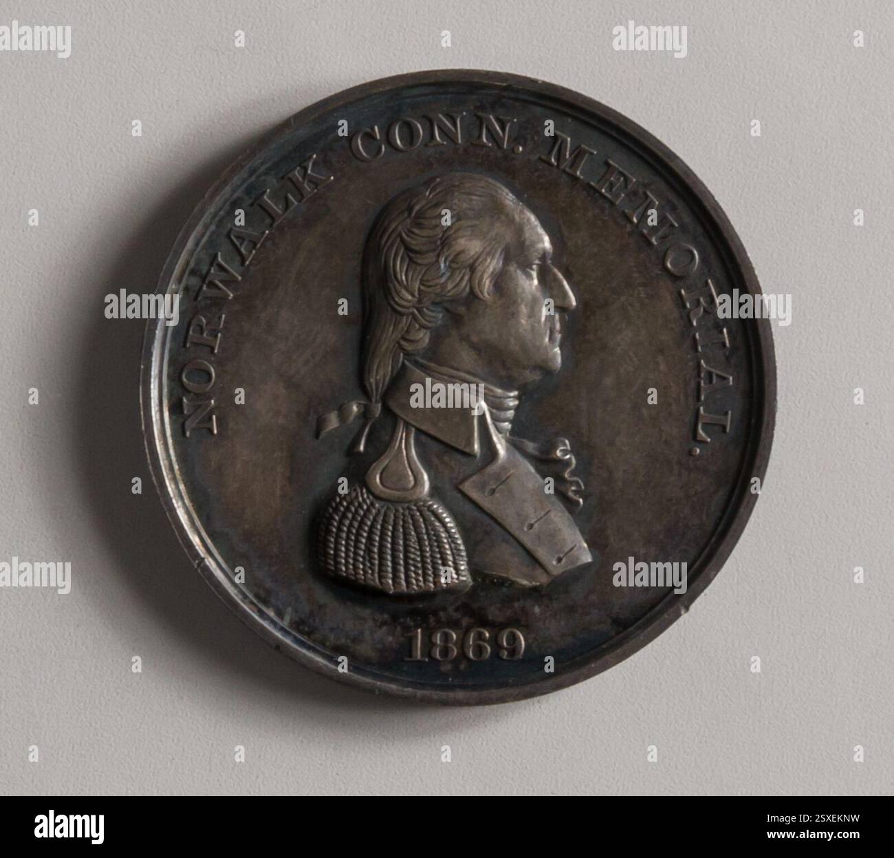 This 1869 medal, designed by William H. Key, was made from silver or ...
