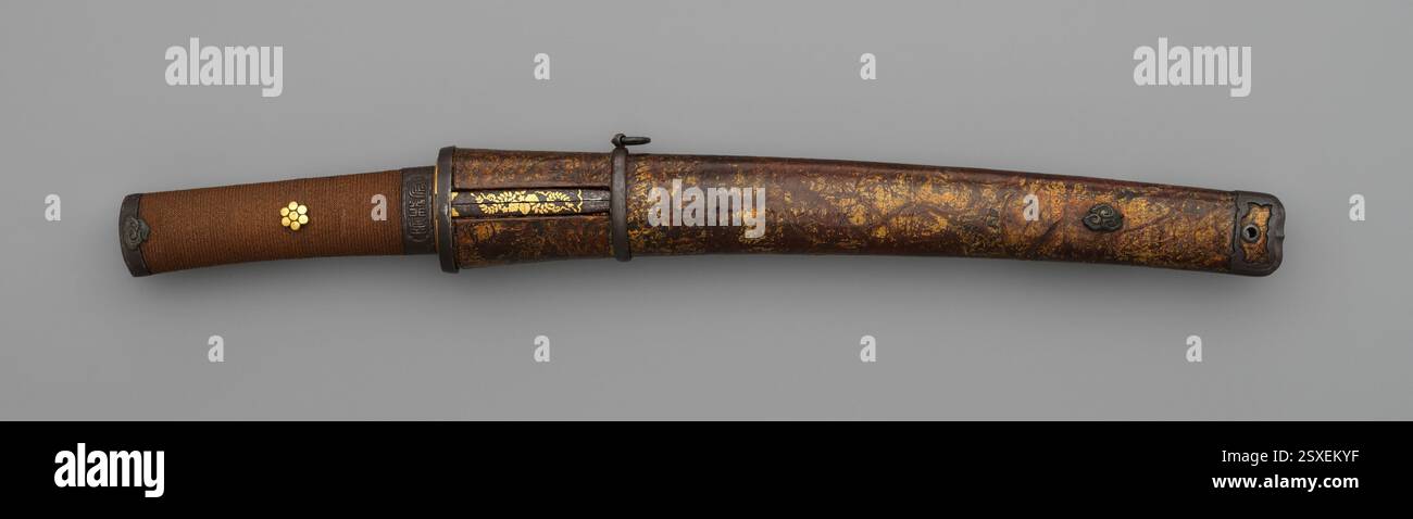 A Japanese tantō dagger blade from the 16th century, with a 19th ...