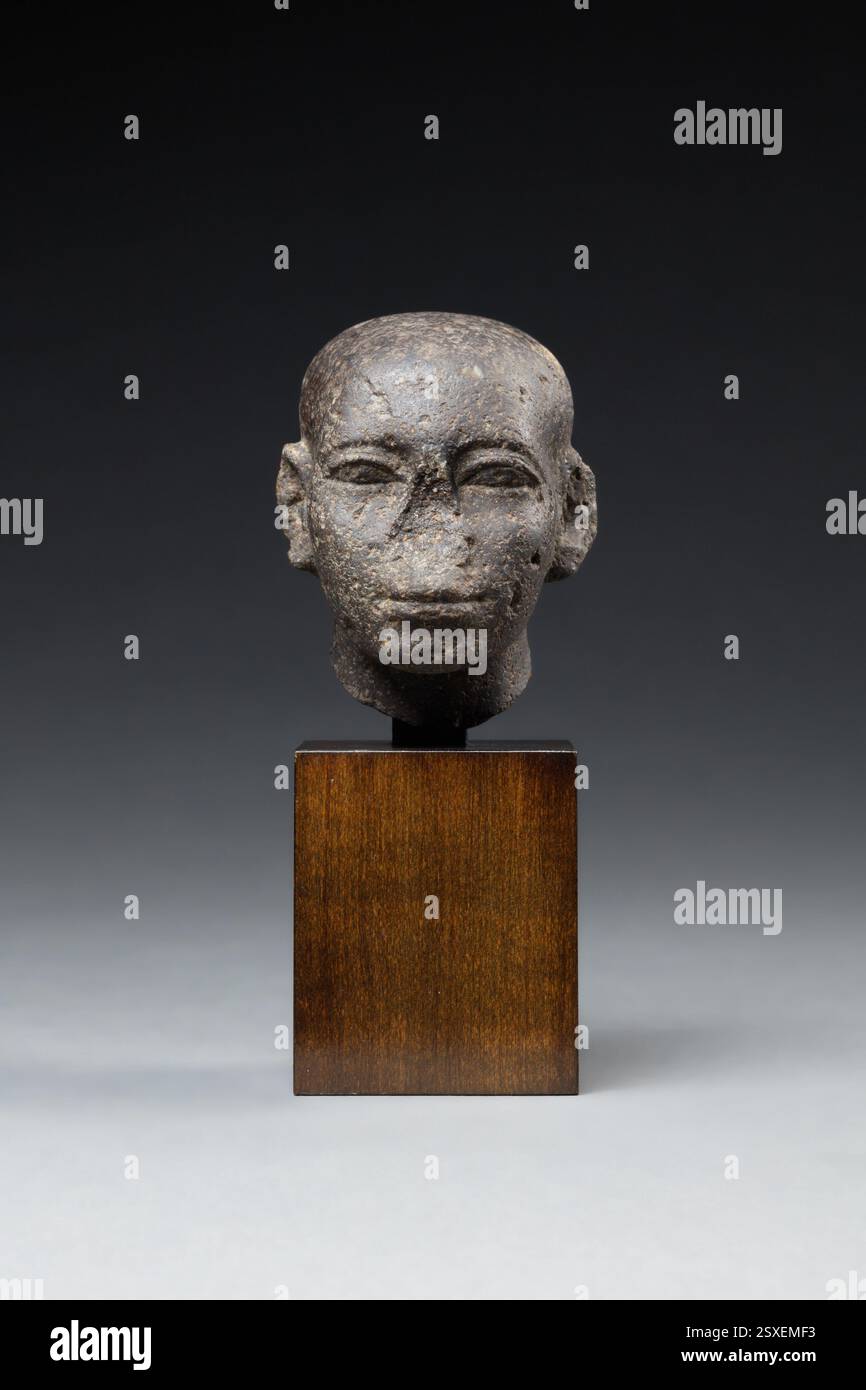 This small statue head from Egypt, dating to the Middle Kingdom (ca ...