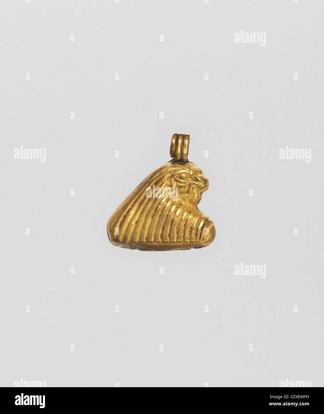 Falcon pendant amulet from the Ptolemaic Period, 332–30 B.C., made of ...