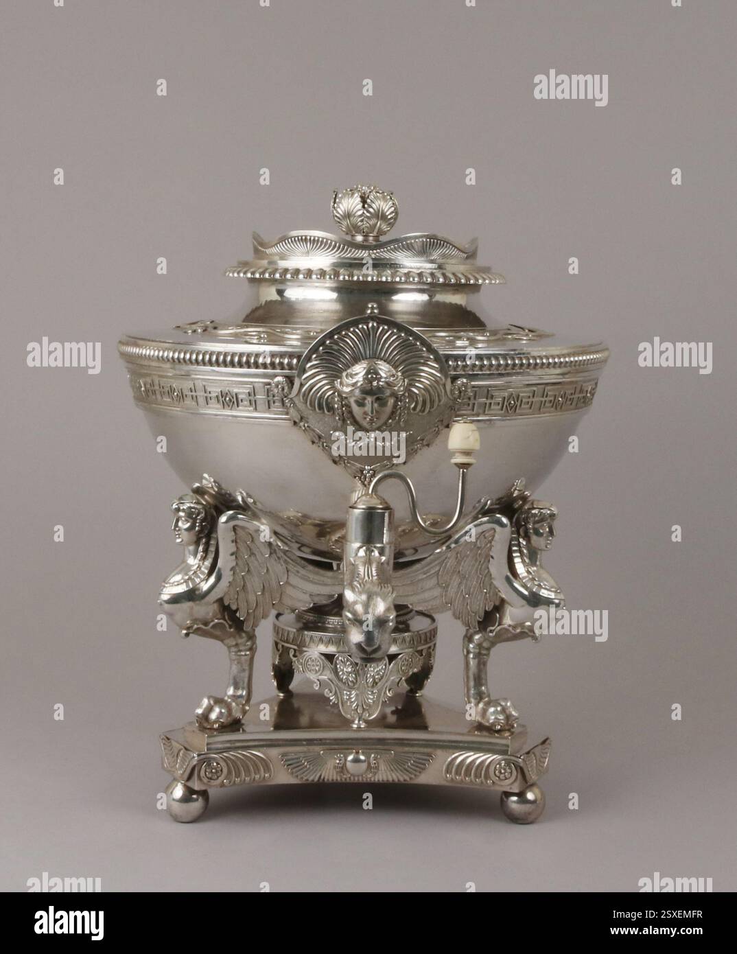 Hot water urn from a service designed by Digby Scott and Benjamin Smith ...