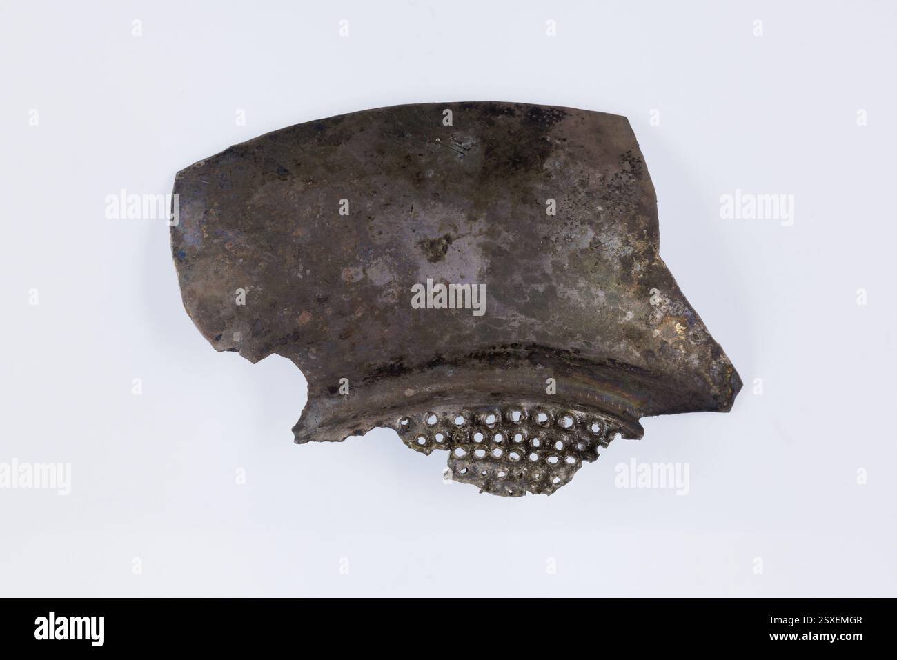Fragment of a shallow strainer, New Kingdom, Ramesside (ca. 1295–1070 B ...