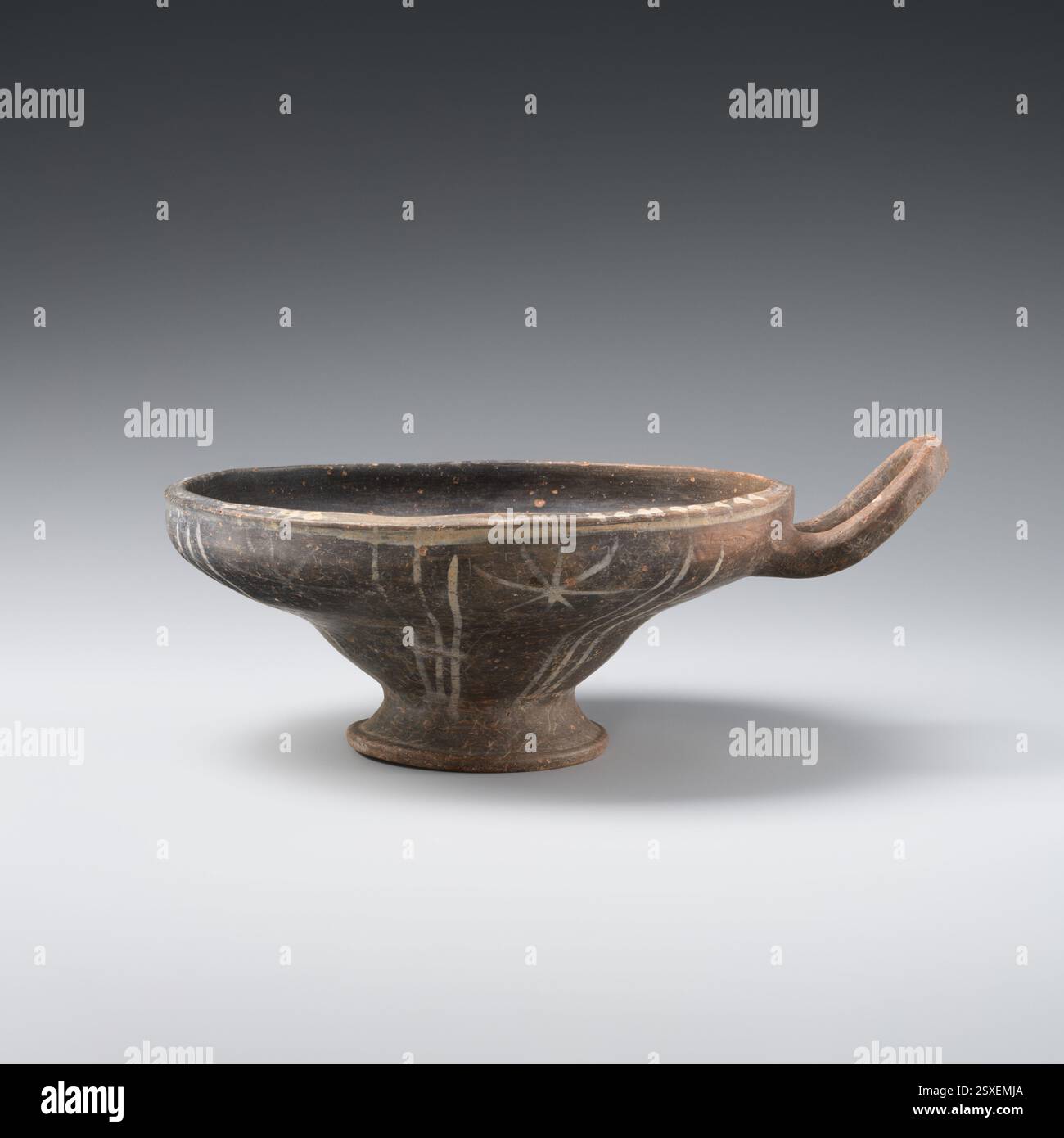 Cypriot terracotta conical footed bowl from the Late Cypriot II period ...