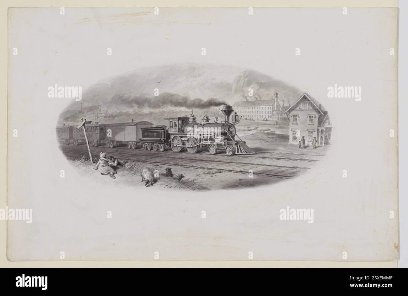 1845 steam train hi-res stock photography and images - Alamy