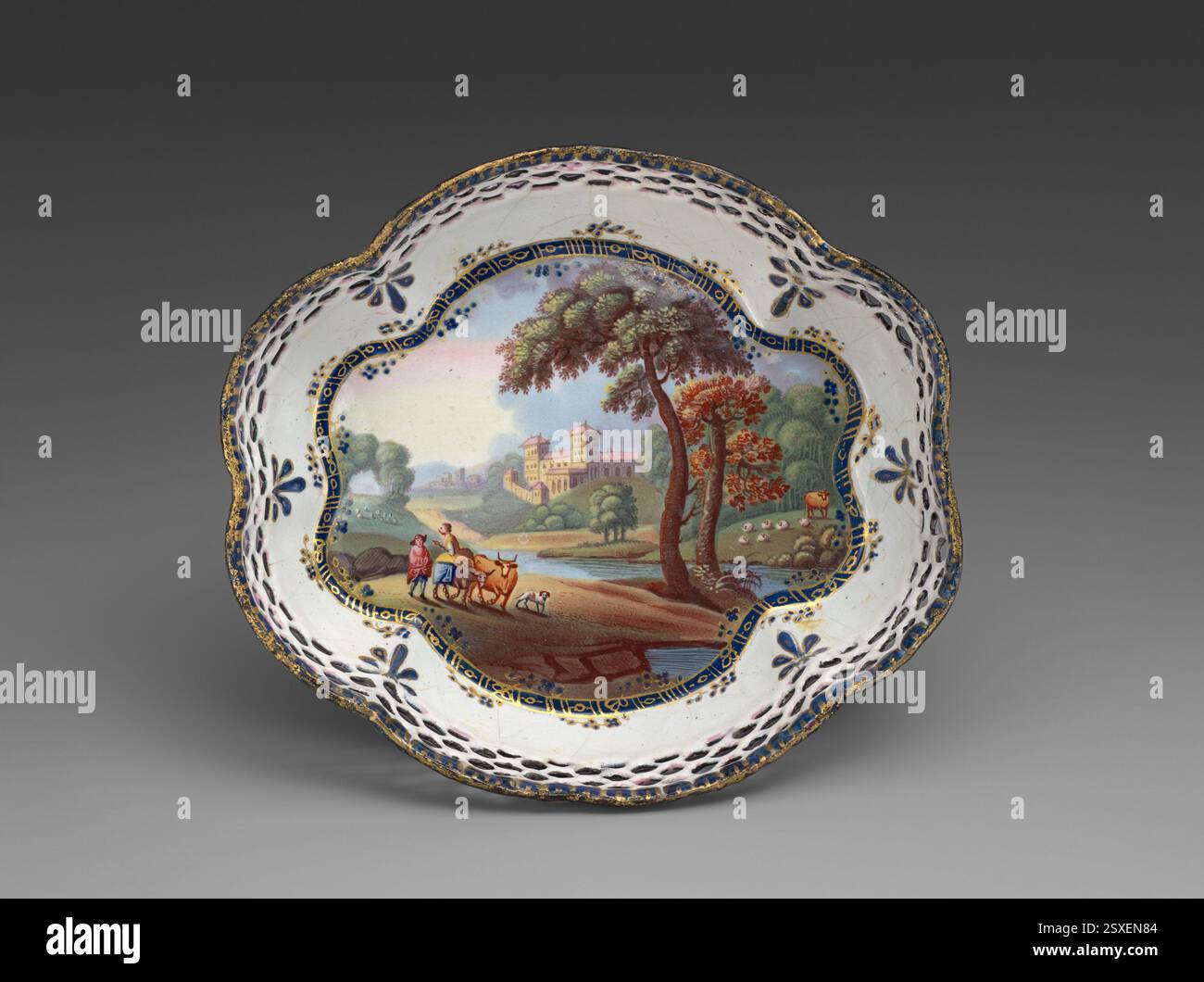 This counter tray from South Staffordshire (ca. 1770) was used in the ...