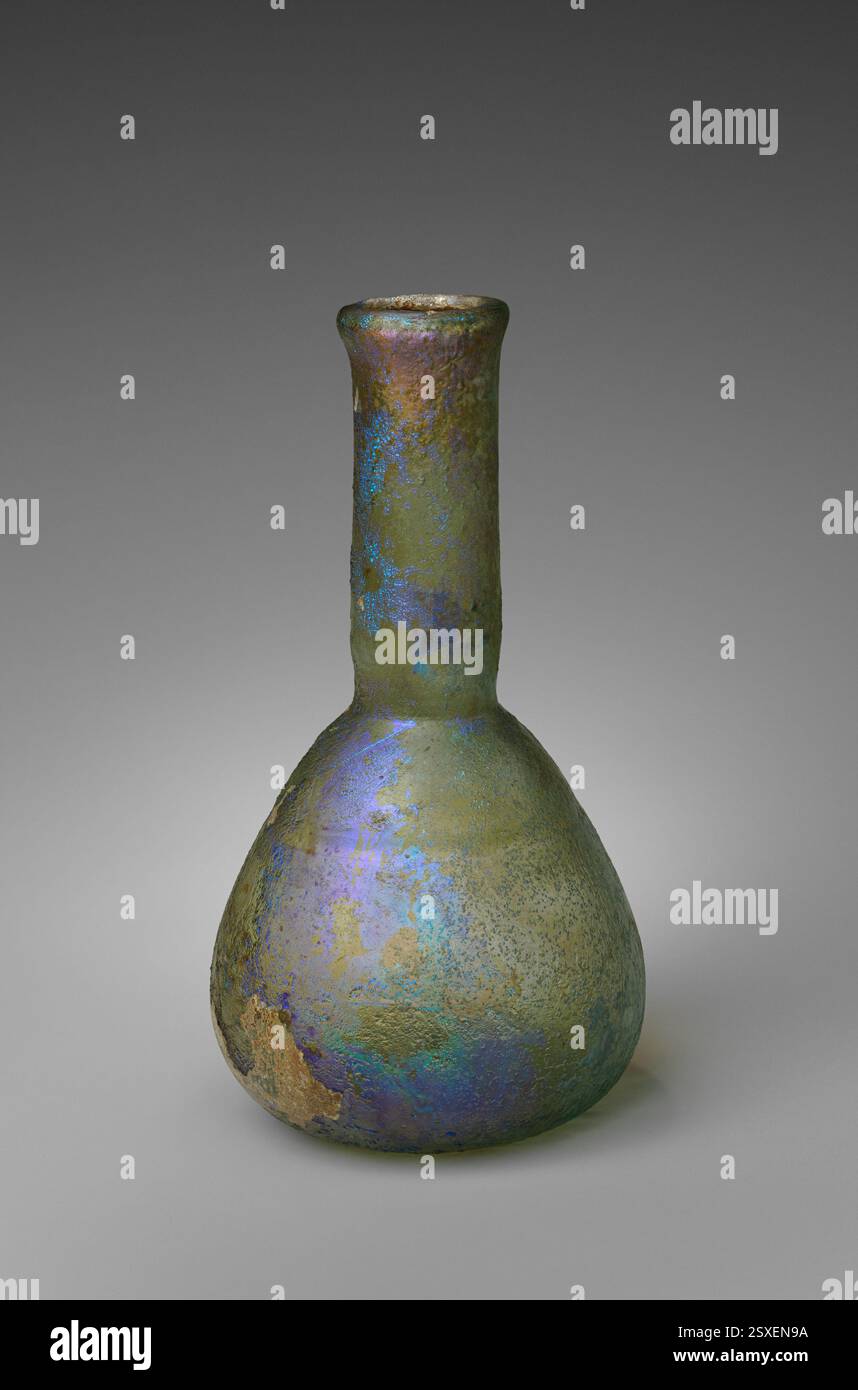 This Roman glass perfume bottle, dating from the 1st to 2nd century CE ...