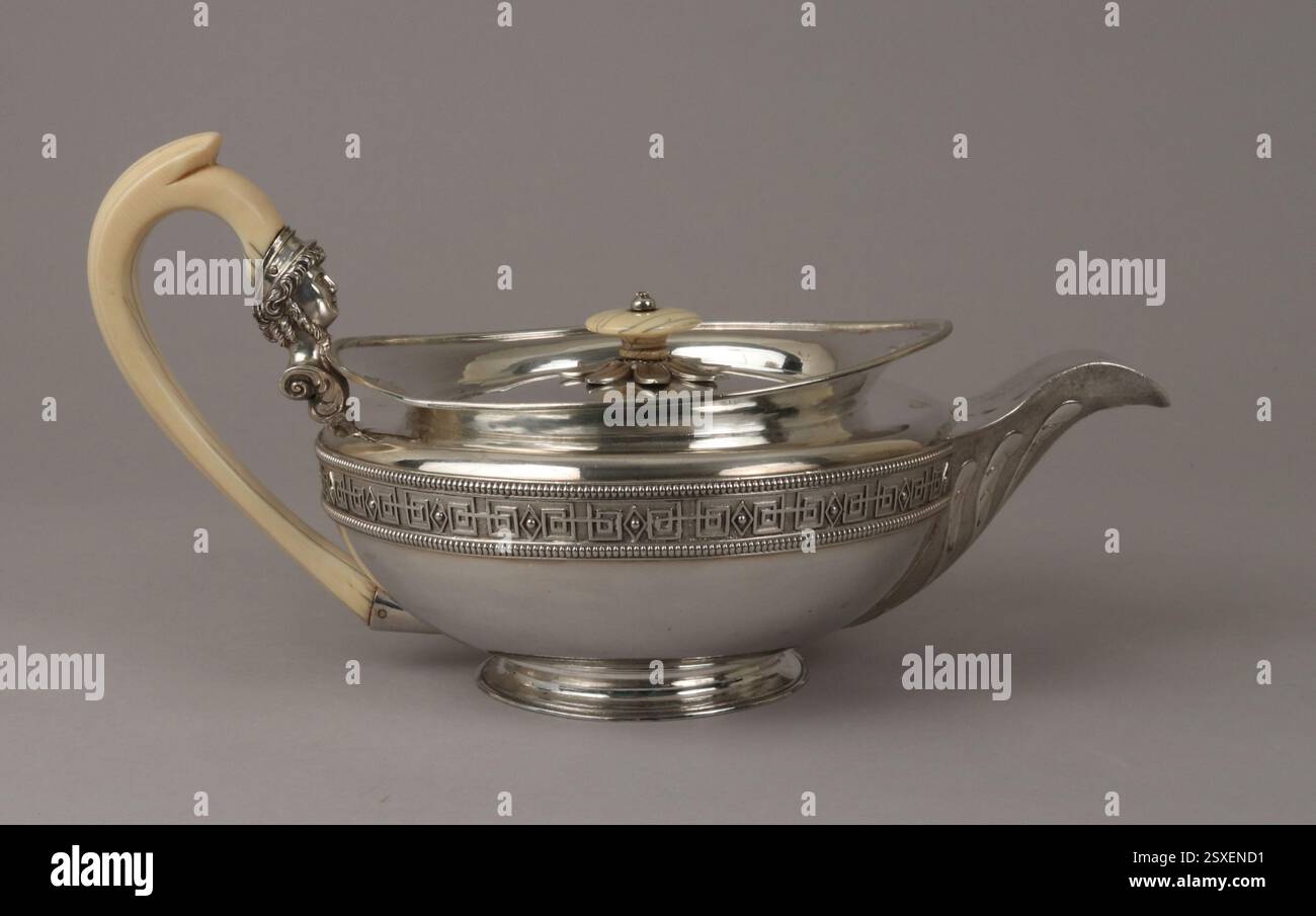 Teapot from a service designed by Digby Scott and Benjamin Smith II ...