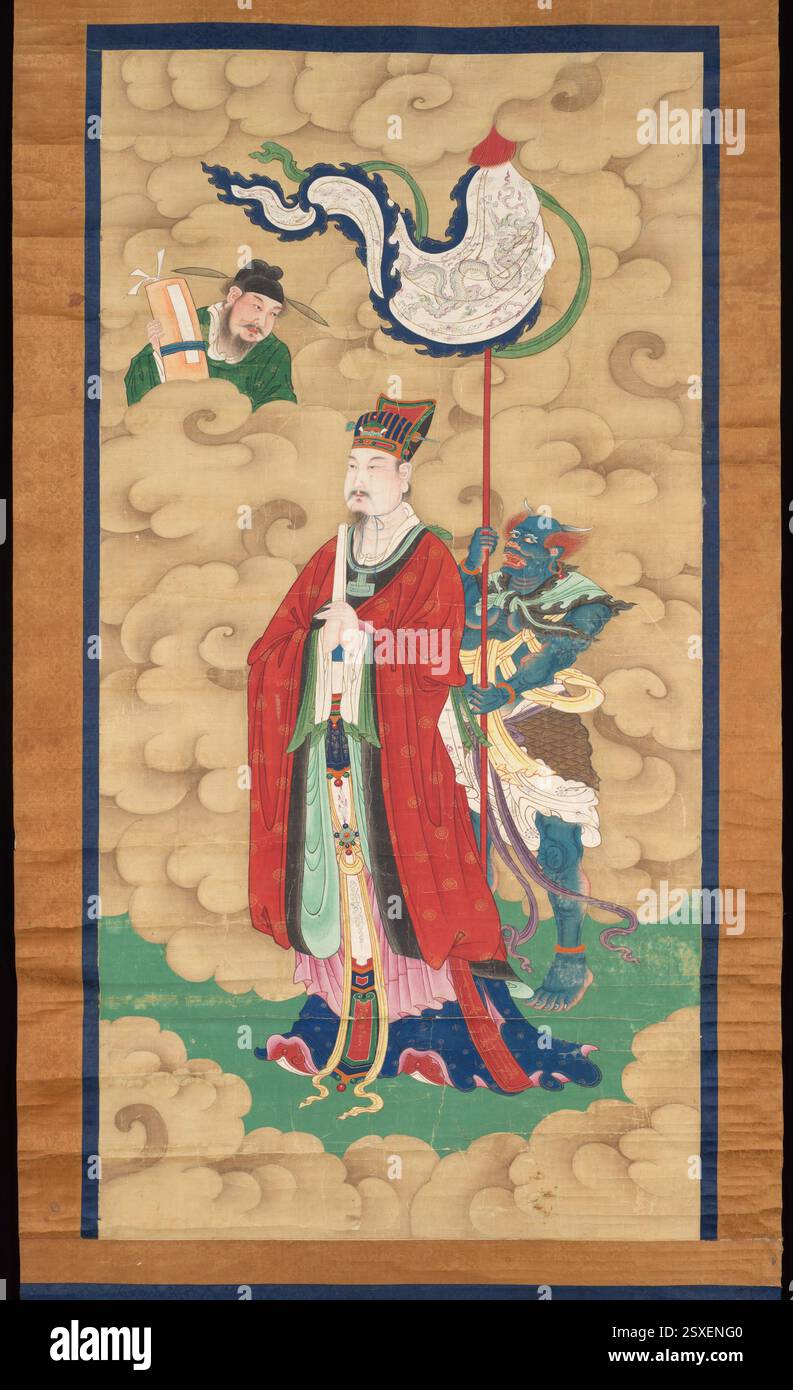 This painting, 'One of the Taoist Masters,' attributed to an ...