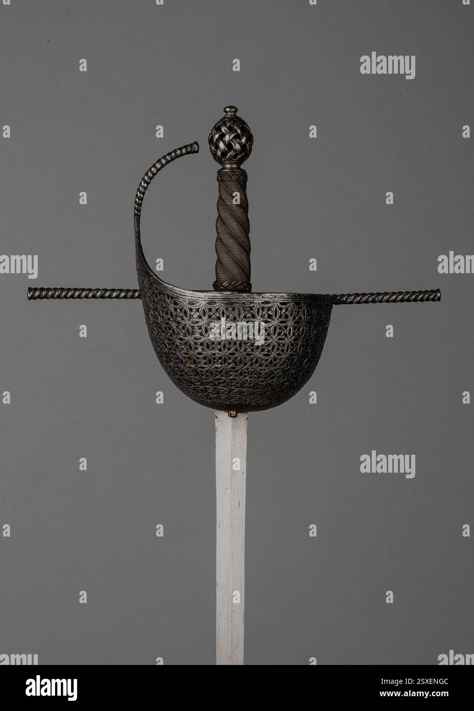 This Italian cup-hilted rapier from Milan features a late 16th-century ...