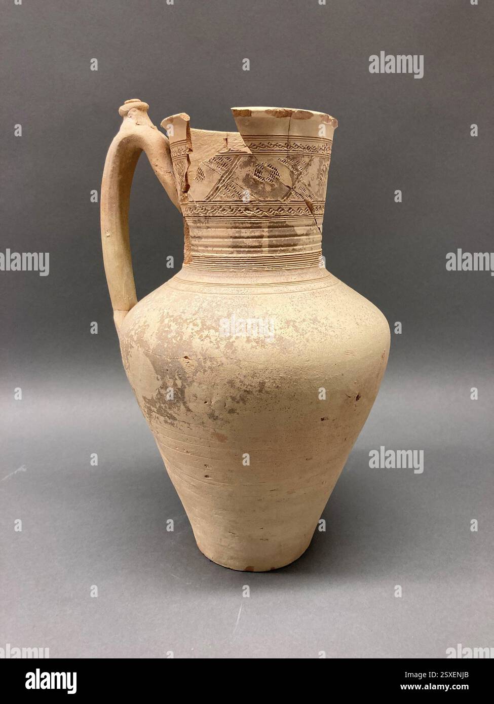Jug, late 8th–early 9th century, ceramic jug, showcasing early medieval ...