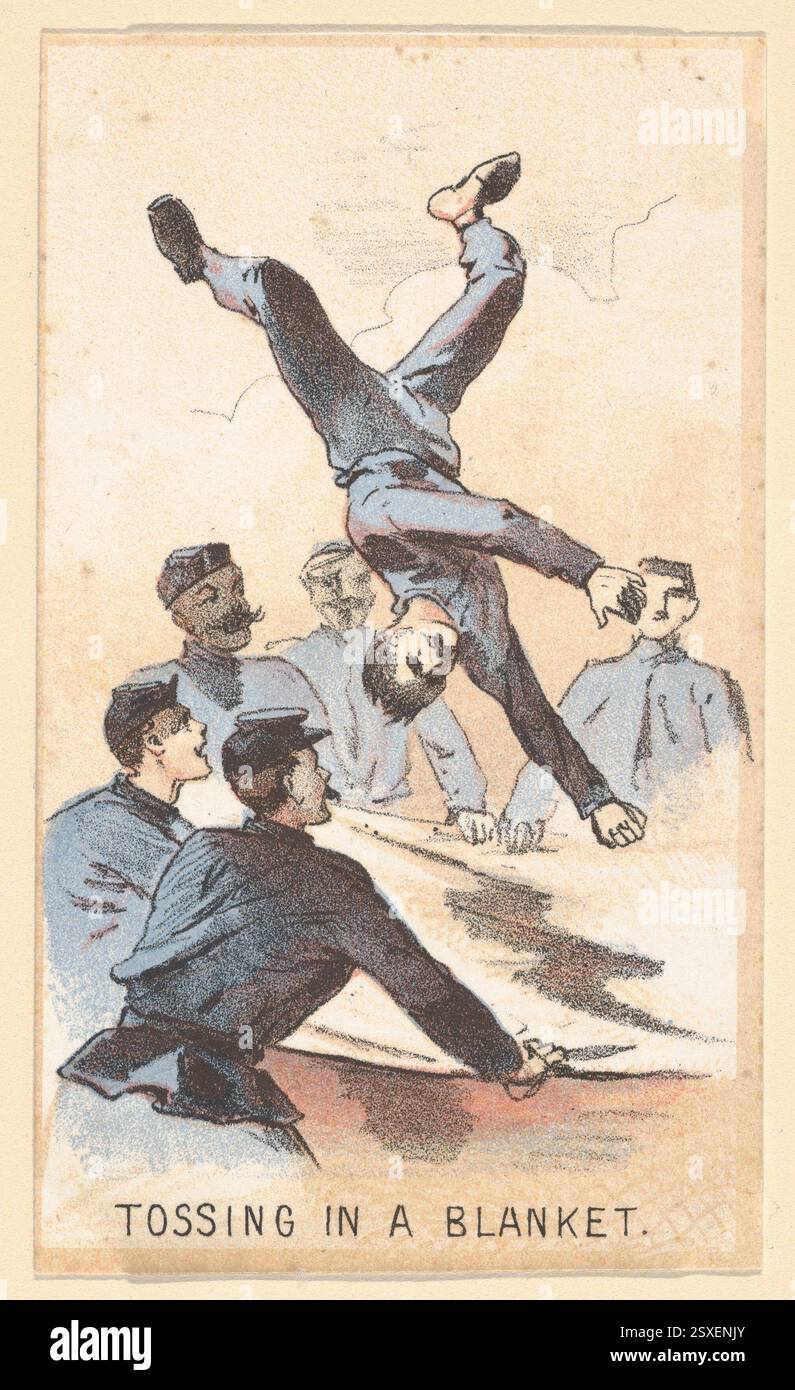 This lithograph, designed by Winslow Homer in 1864, humorously depicts ...