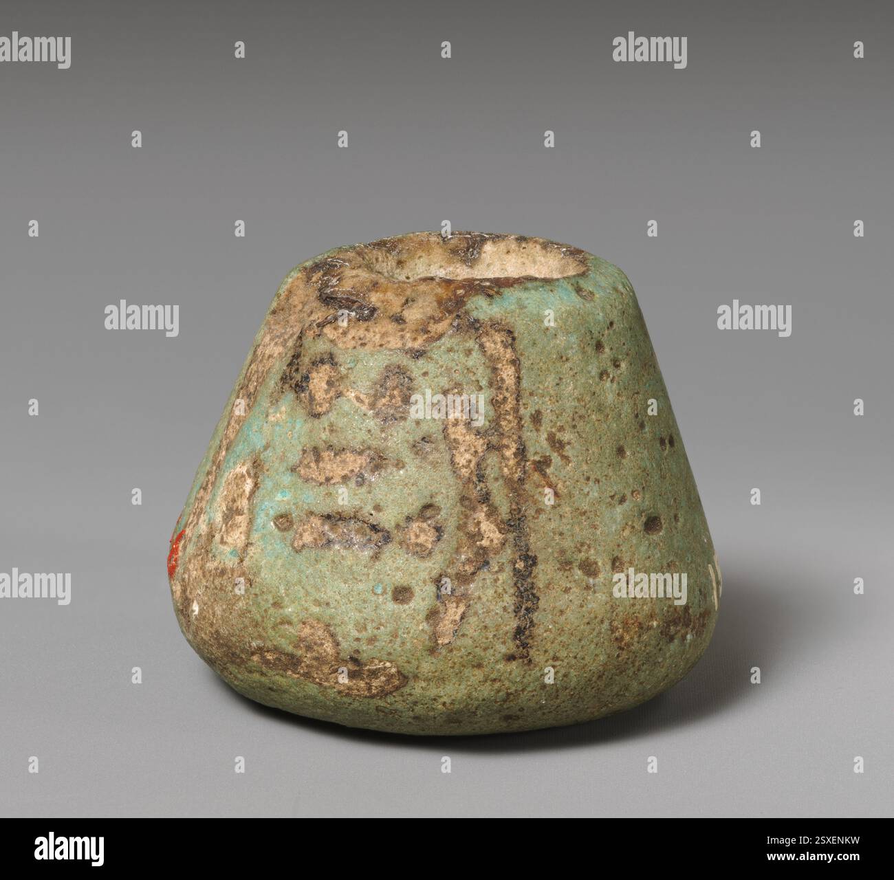 Spindle whorl made of faience, dating from the Late Bronze Age, ca ...