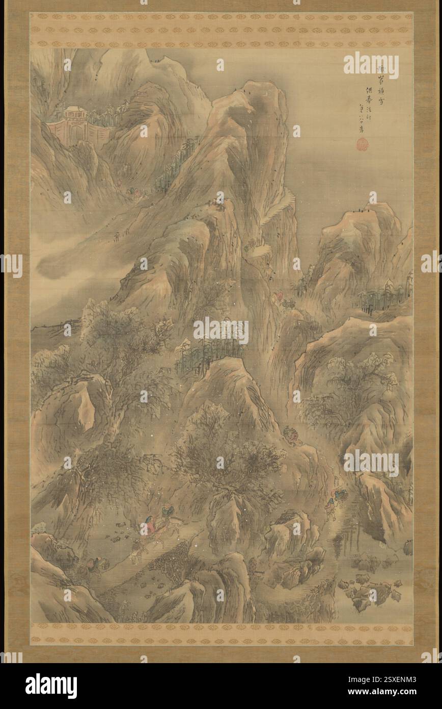 A Japanese painting from the Edo period (1615–1868), this artwork ...