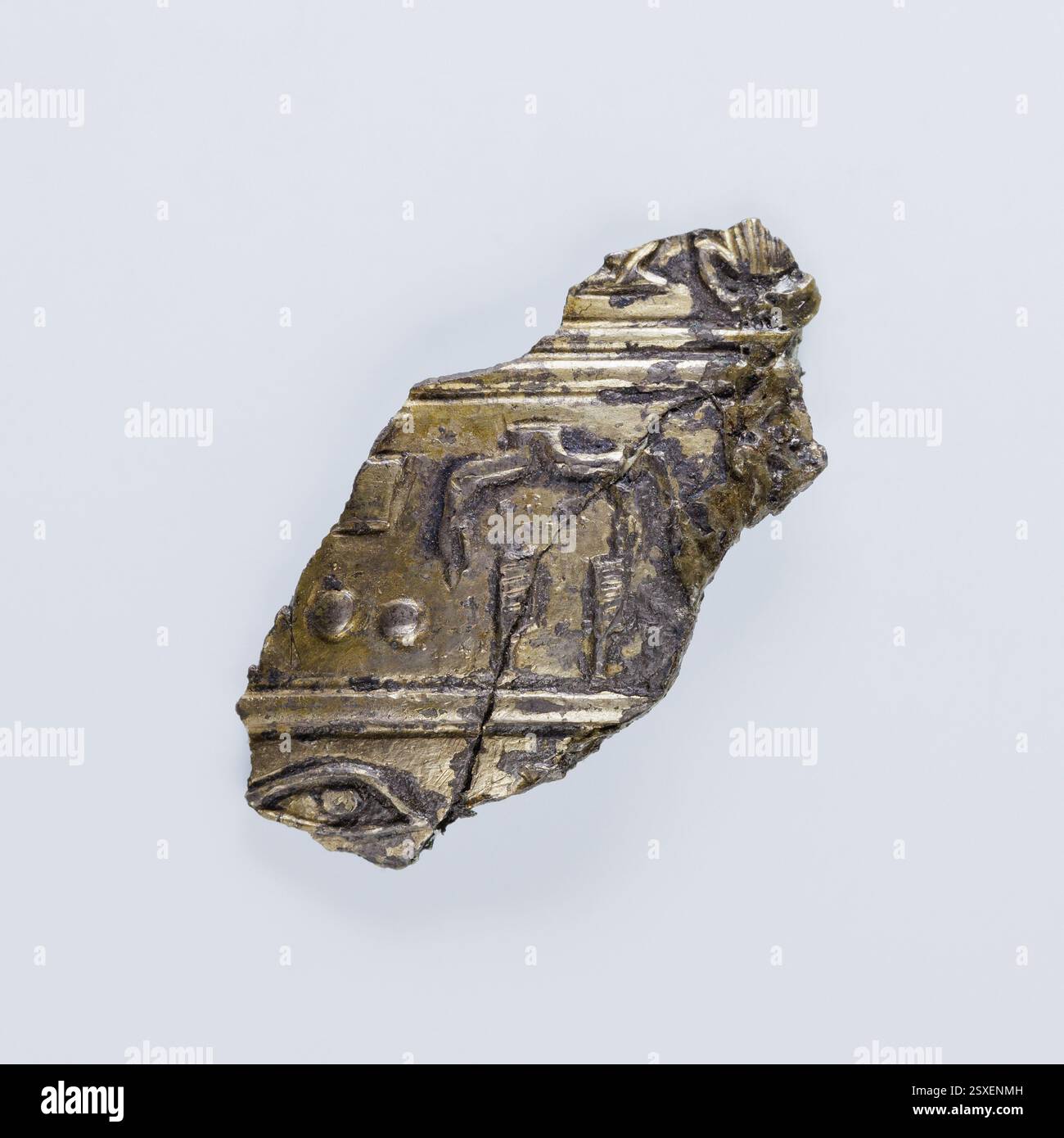 Vessel fragments, Third Intermediate Period ca. 1070–712 B.C. Gilded ...