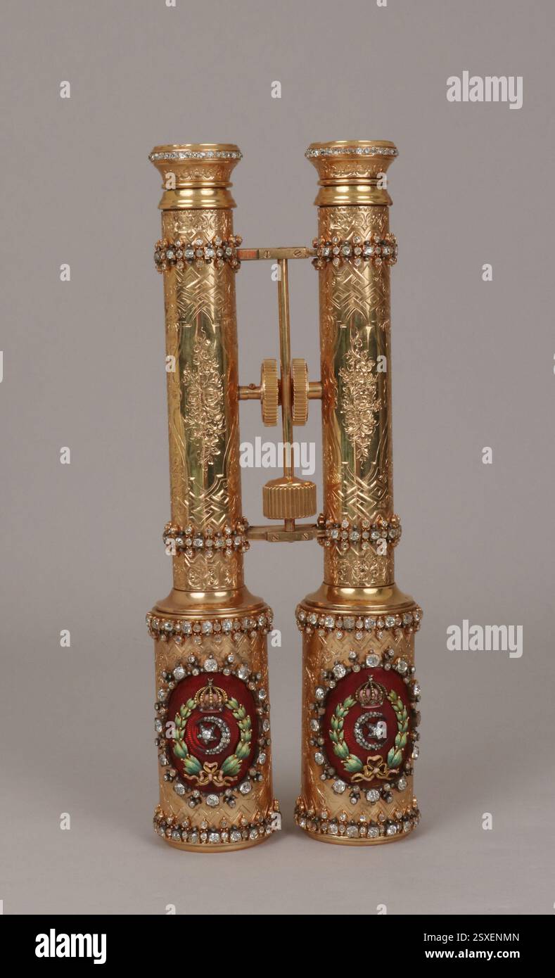 A pair of British field glasses from the second half of the 19th ...