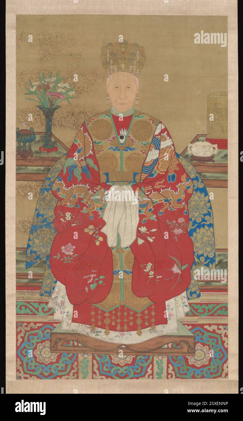 Portrait of Madame Wei Yixie, Unidentified artist, China, 19th century ...