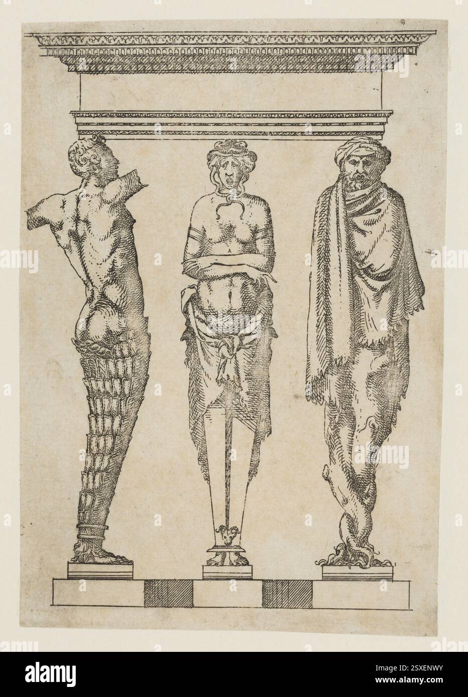 This etching by Jacques Androuet Du Cerceau (French, 1546–49) features ...