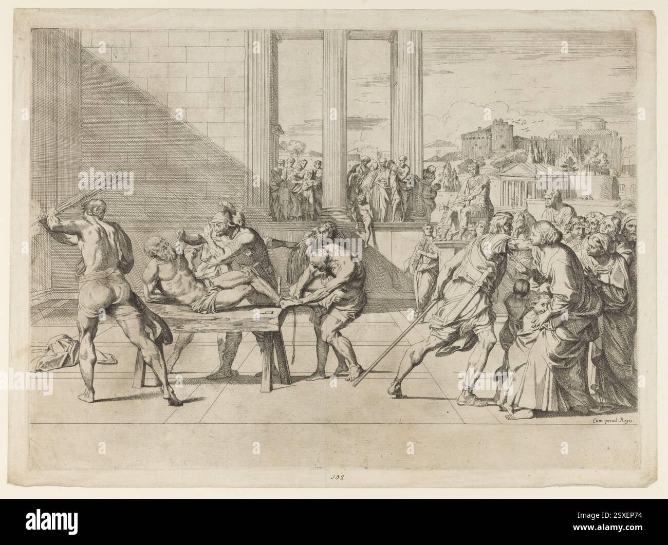 The Martyrdom of Saint Andrew by Carlo Maratti, after Domenichino, is ...