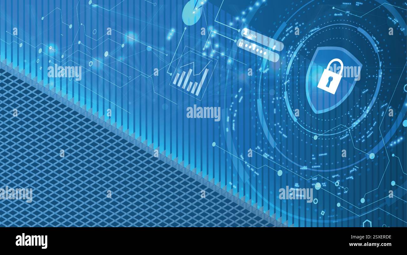 Cyber security effective technology protection Stock Vector Image & Art ...