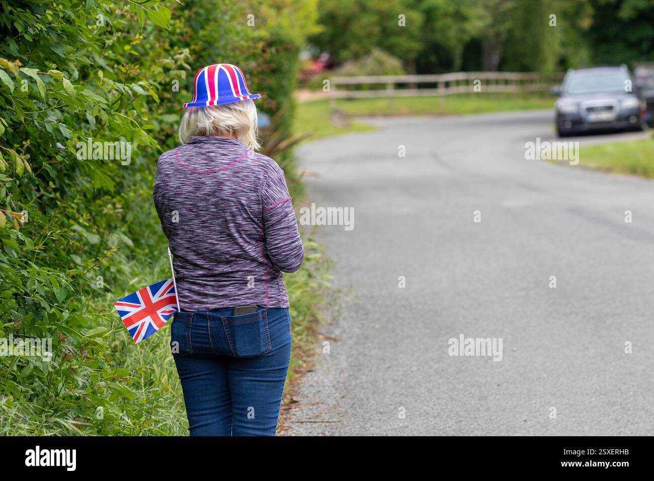 For Queen Elizabeth's platinum jubilee (70 years) was marked in Suffolk ...