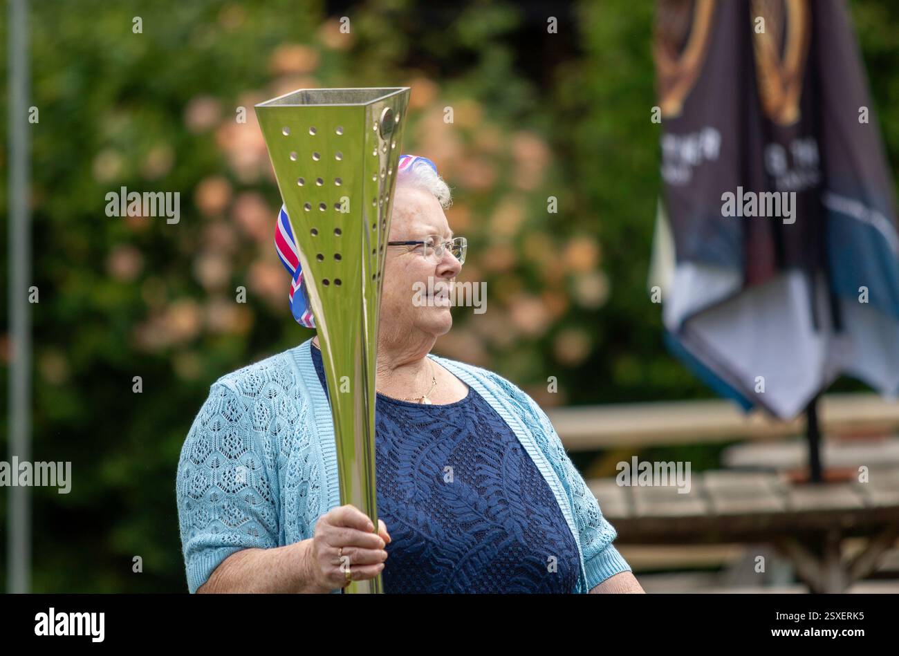 For Queen Elizabeth's platinum jubilee (70 years) was marked in Suffolk ...