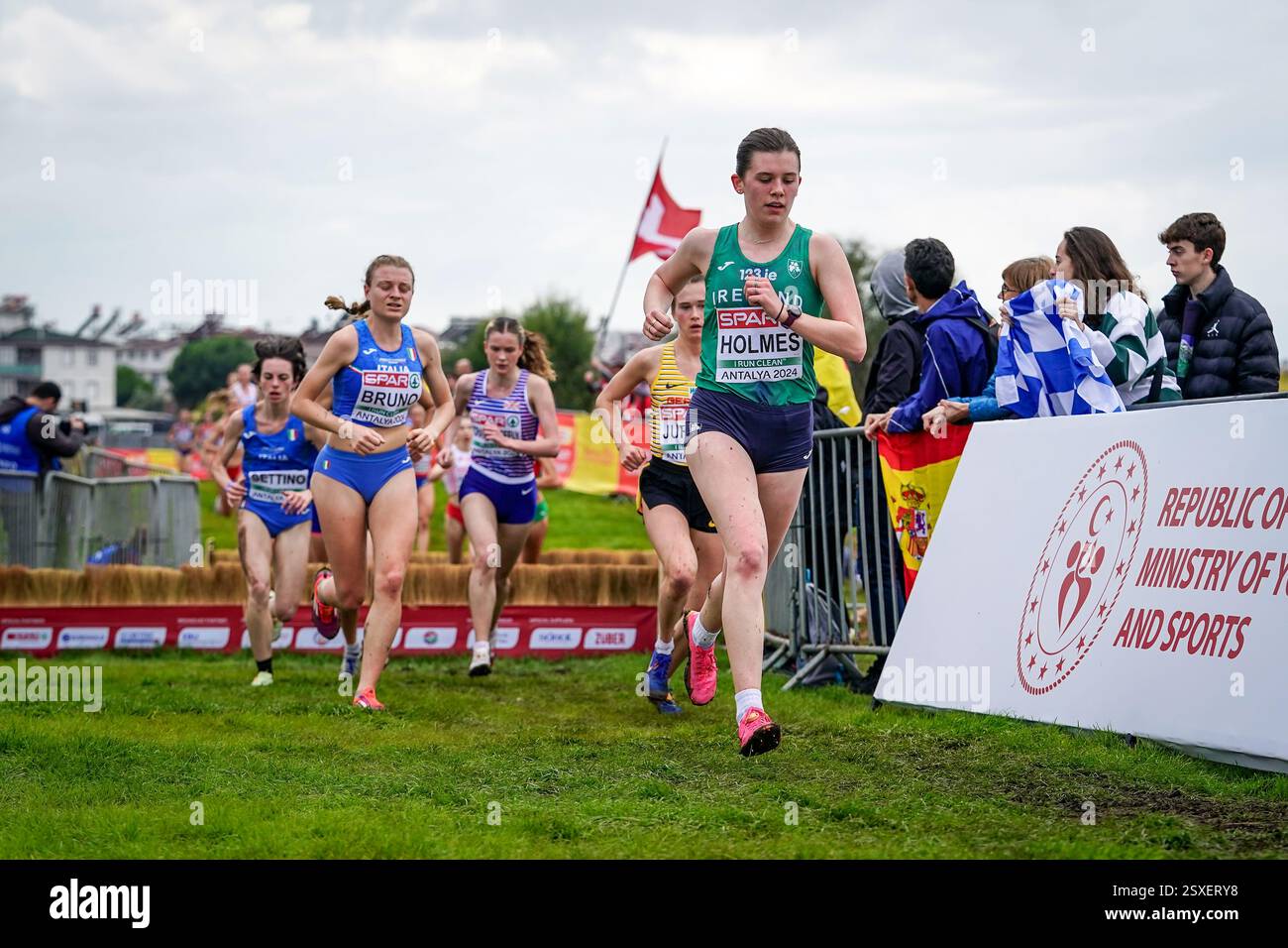 ANTALYA, TURKIYE - DECEMBER 08, 2024: Athletes running during European ...