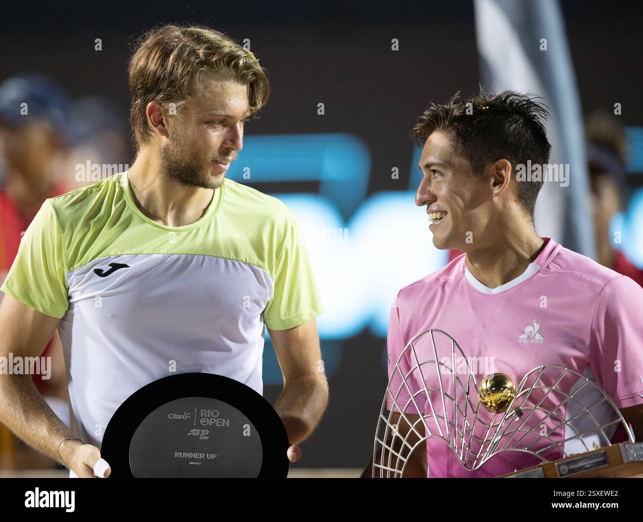 (250224) -- RIO DE JANEIRO, Feb. 24, 2025 (Xinhua) -- Alexandre Muller ...