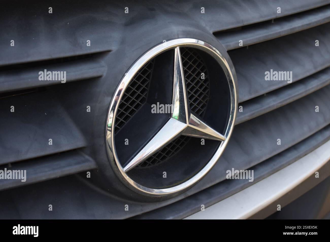 Hilversum, the Netherlands - February 23, 2025:close up shot of the ...