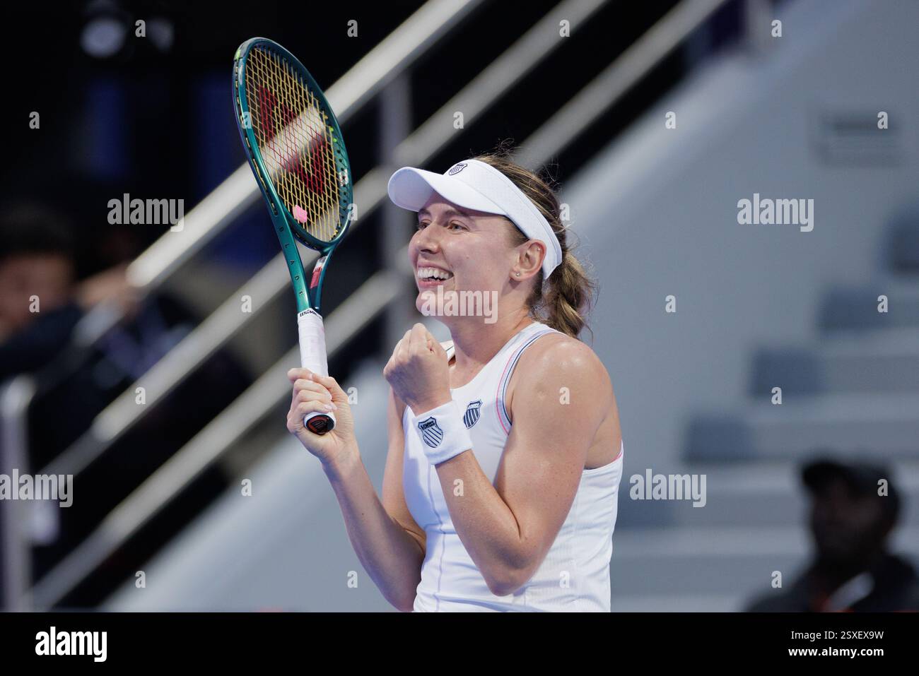 katerina Alexandrova of Russia during the Qatar TotalEnergies Open 2025 ...