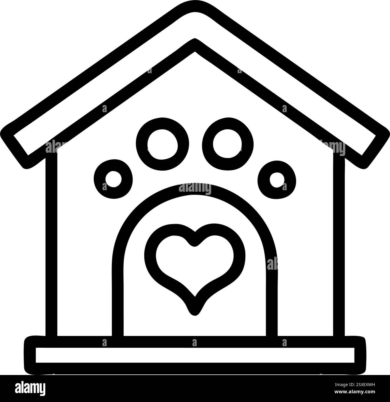Pet Adoption Shelter Icon Stock Vector Image & Art - Alamy