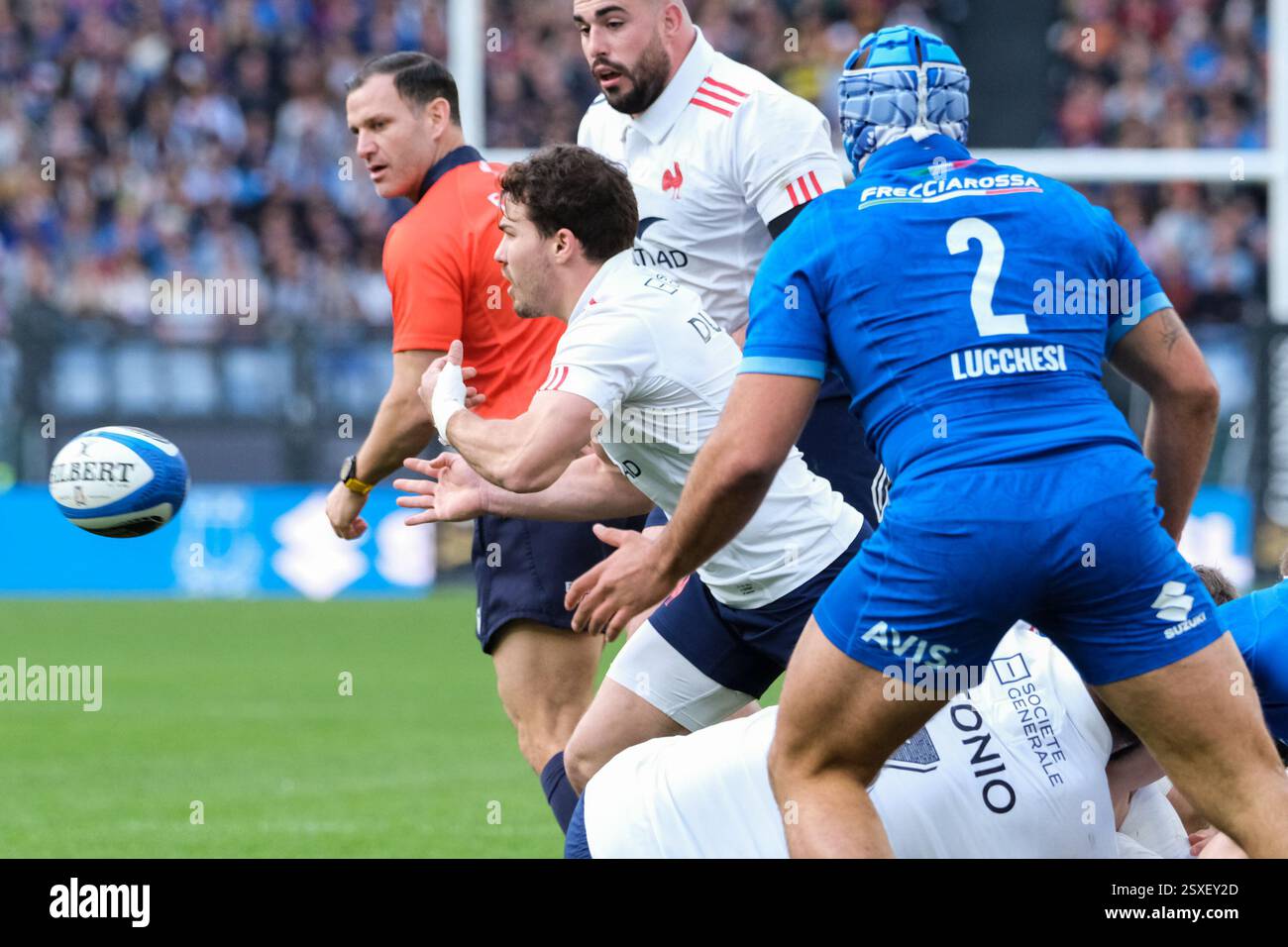 Rome, Italy. 23rd Feb, 2025. Antoine Dupont of France during the Guinness Men's Six Nations 2025 ...