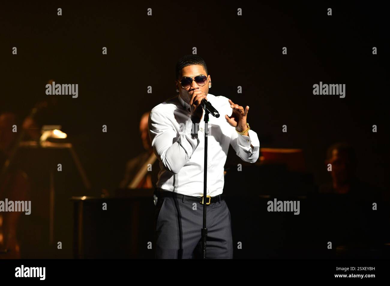 Nelly performs a Night of Symphonic Hip-Hop with the Symphony of the ...