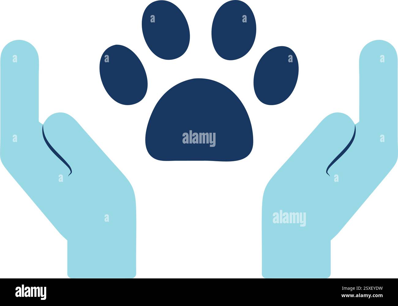 Pet Adoption Hands Icon Stock Vector Image & Art - Alamy
