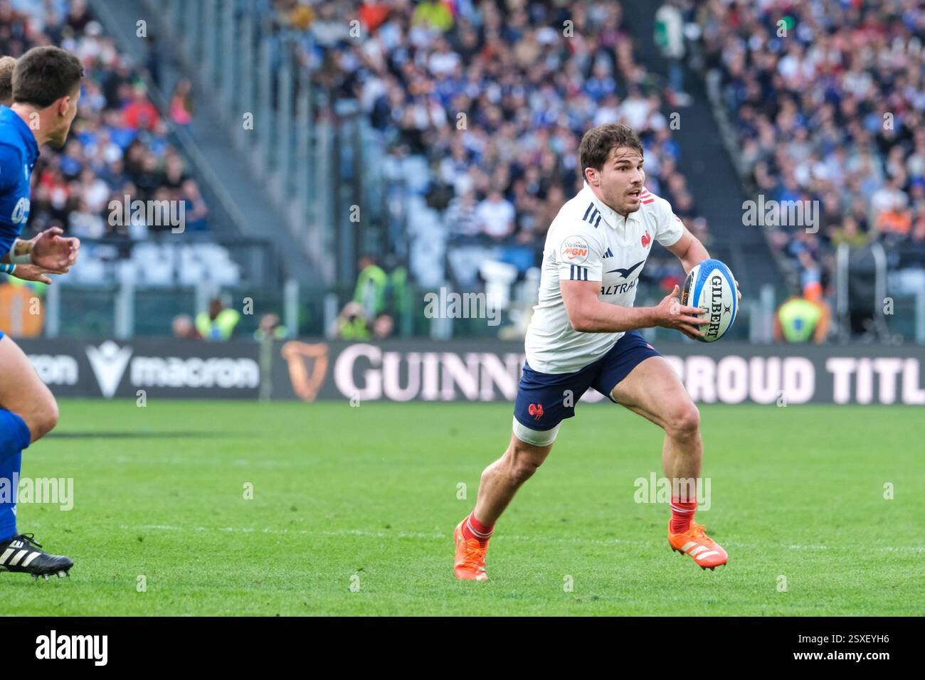 Rome, Italy. 23rd Feb, 2025. Antoine Dupont of France during the Guinness Men's Six Nations 2025 ...