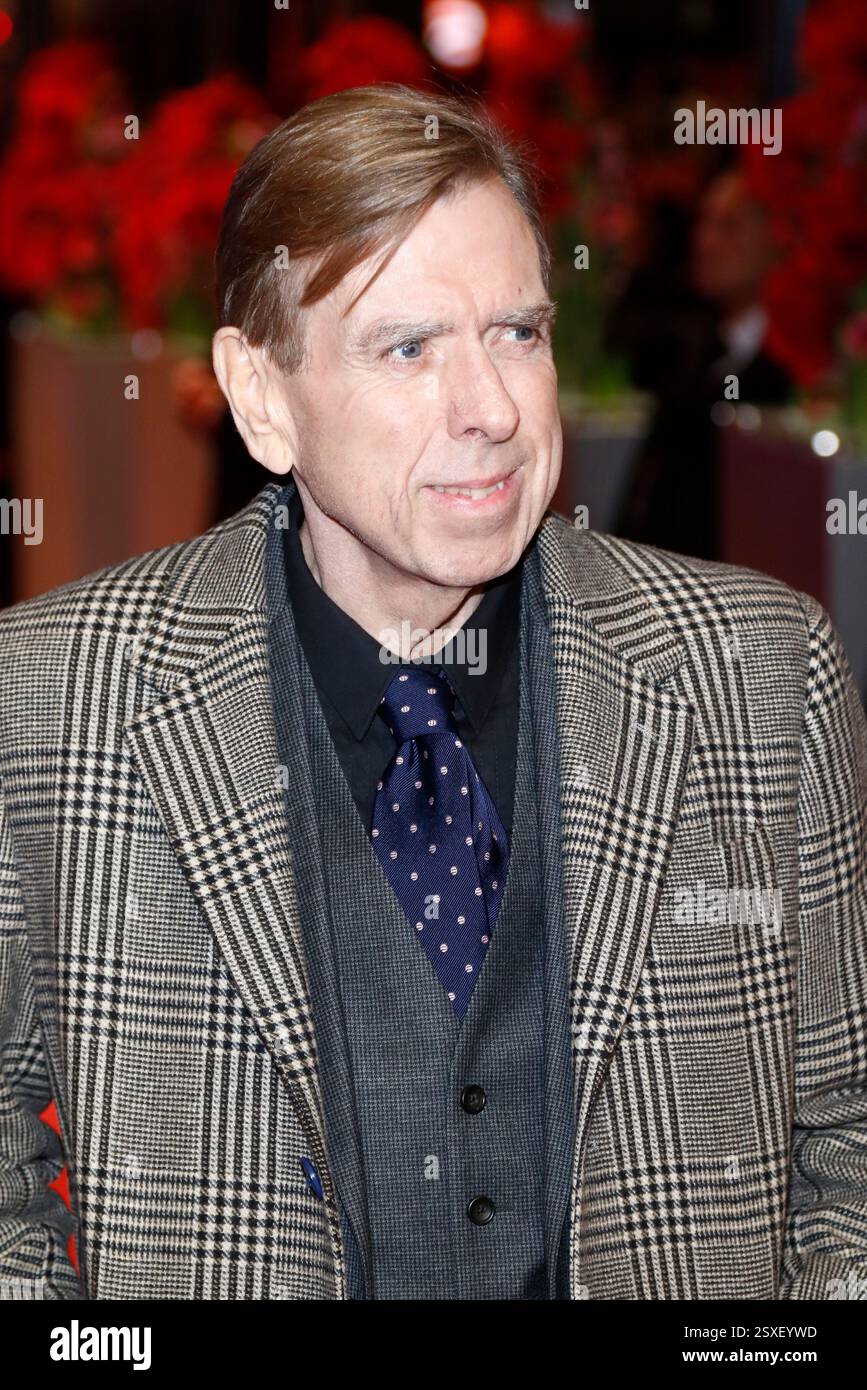 Actor Timothy Spall poses at the premiere of 'The Party' during the ...