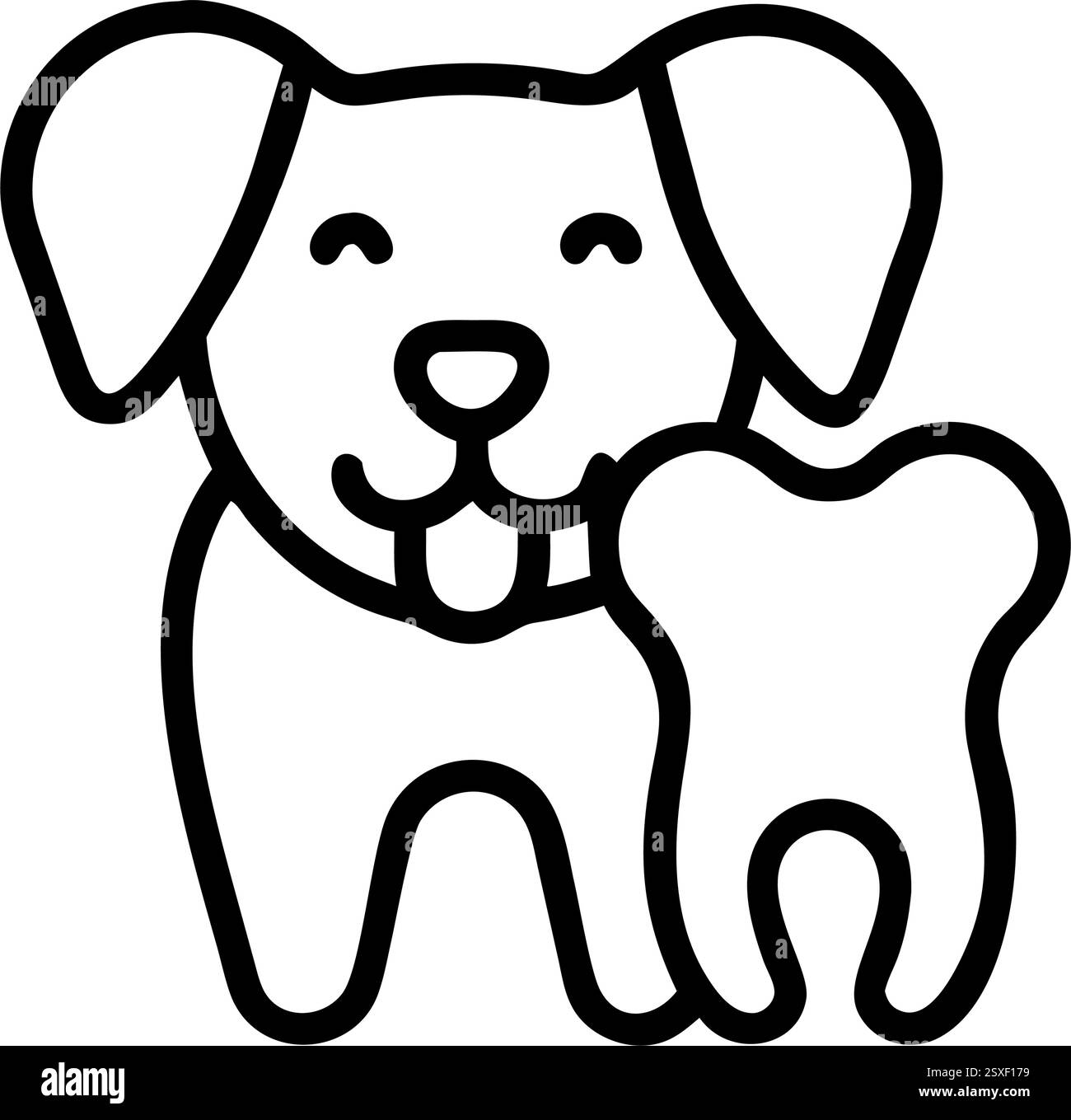 Pet Dental Dog Tooth Icon Stock Vector Image & Art - Alamy