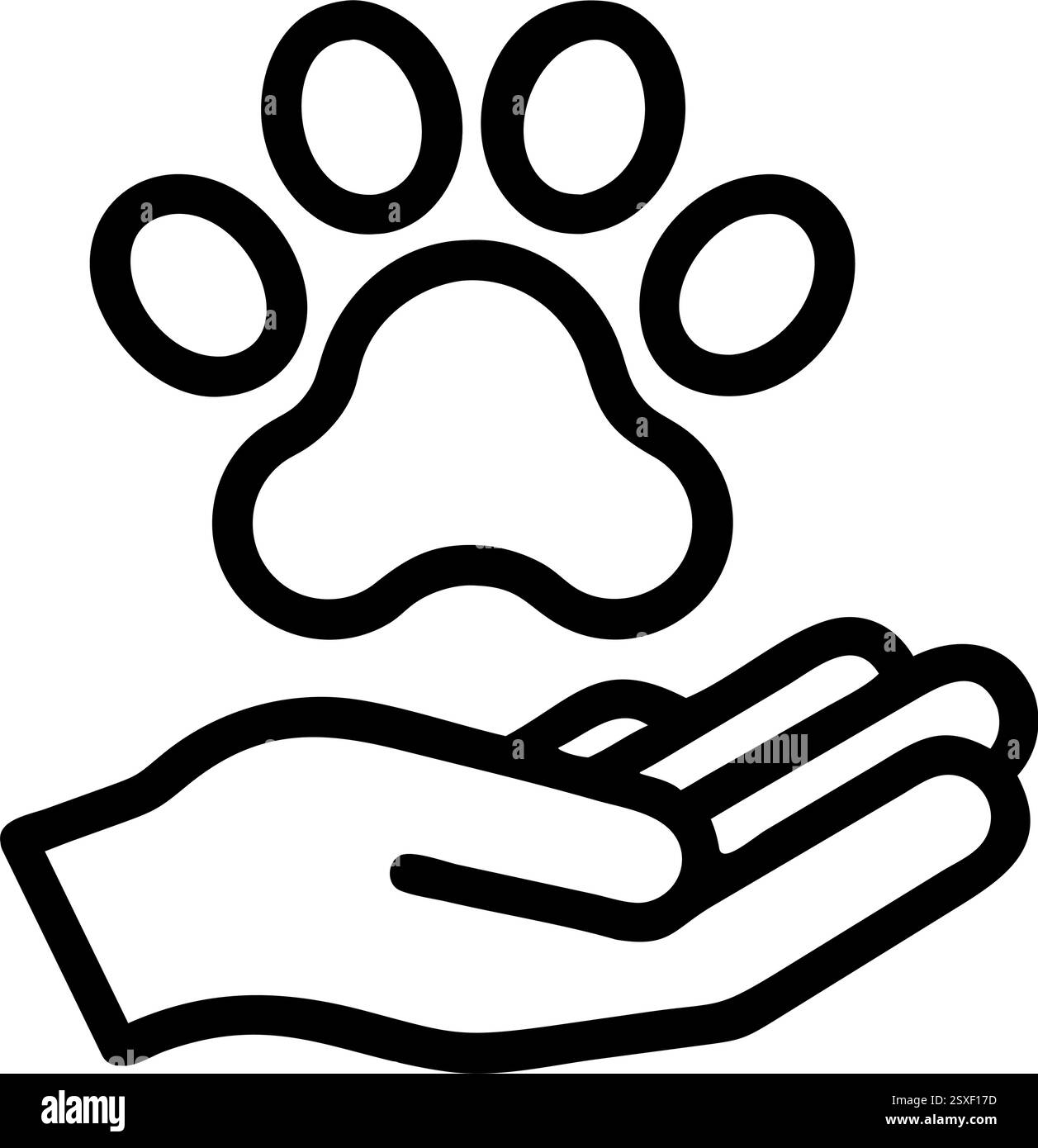 Helping paw Cut Out Stock Images & Pictures - Alamy